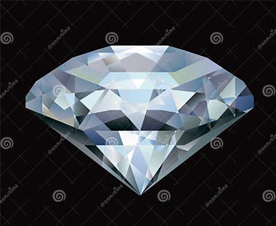 A Shiny bright diamond. stock vector. Illustration of blind - 19417156