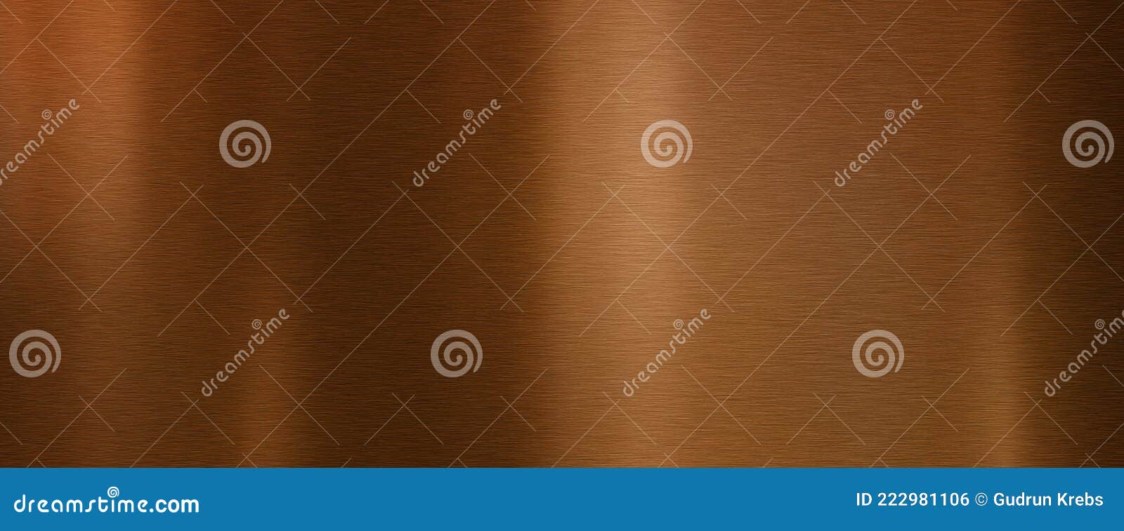 Shiny Brushed Copper Surface Stock Photo - Image of material, clean ...