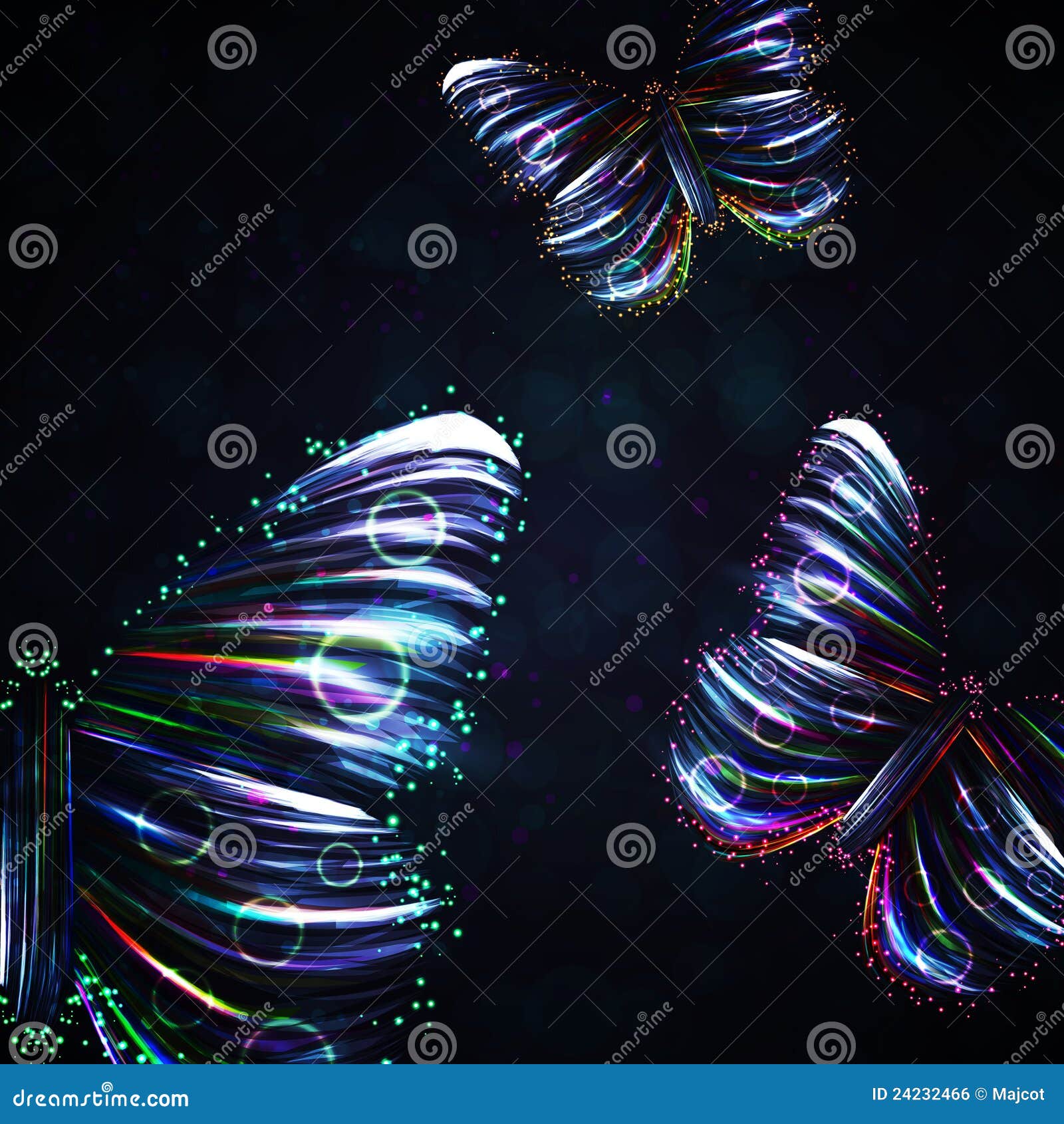 Shiny butterfly stock vector. Illustration of digital - 24232466
