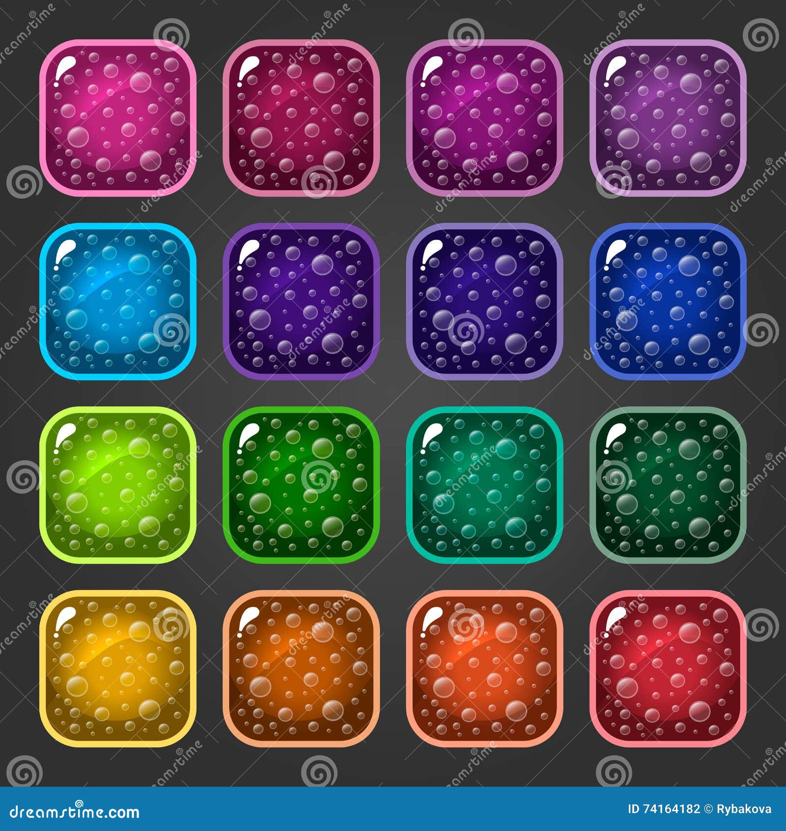 Shiny button 4 stock illustration. Illustration of cartoon - 74164182