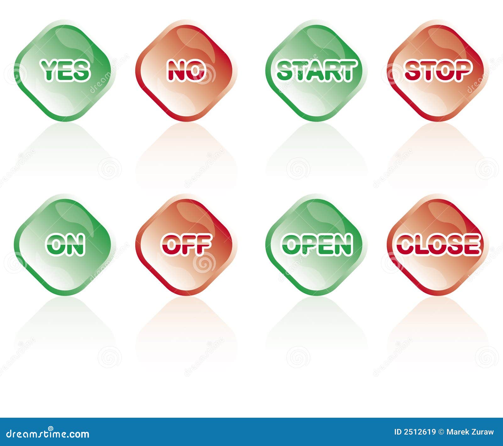 Shiny buttons stock vector. Illustration of design, icons - 2512619