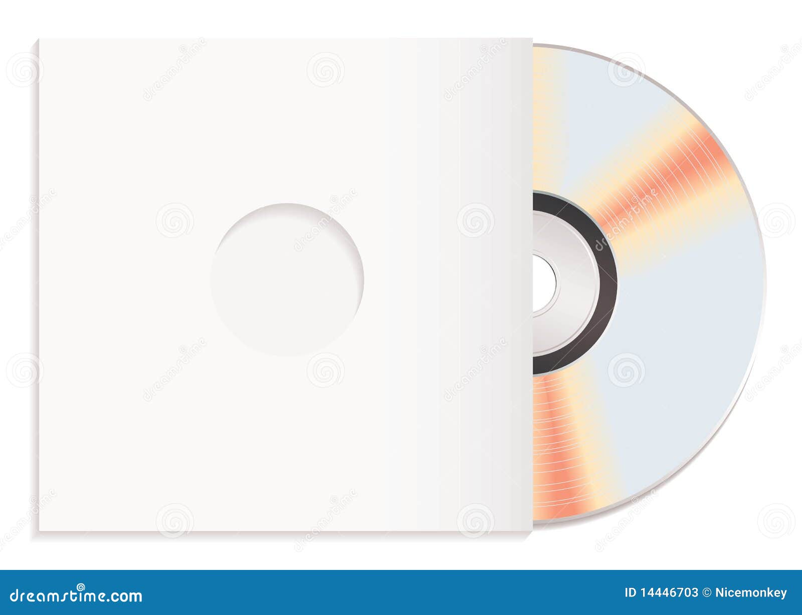 Shiny cd and case red stock vector. Illustration of shiny - 14446703