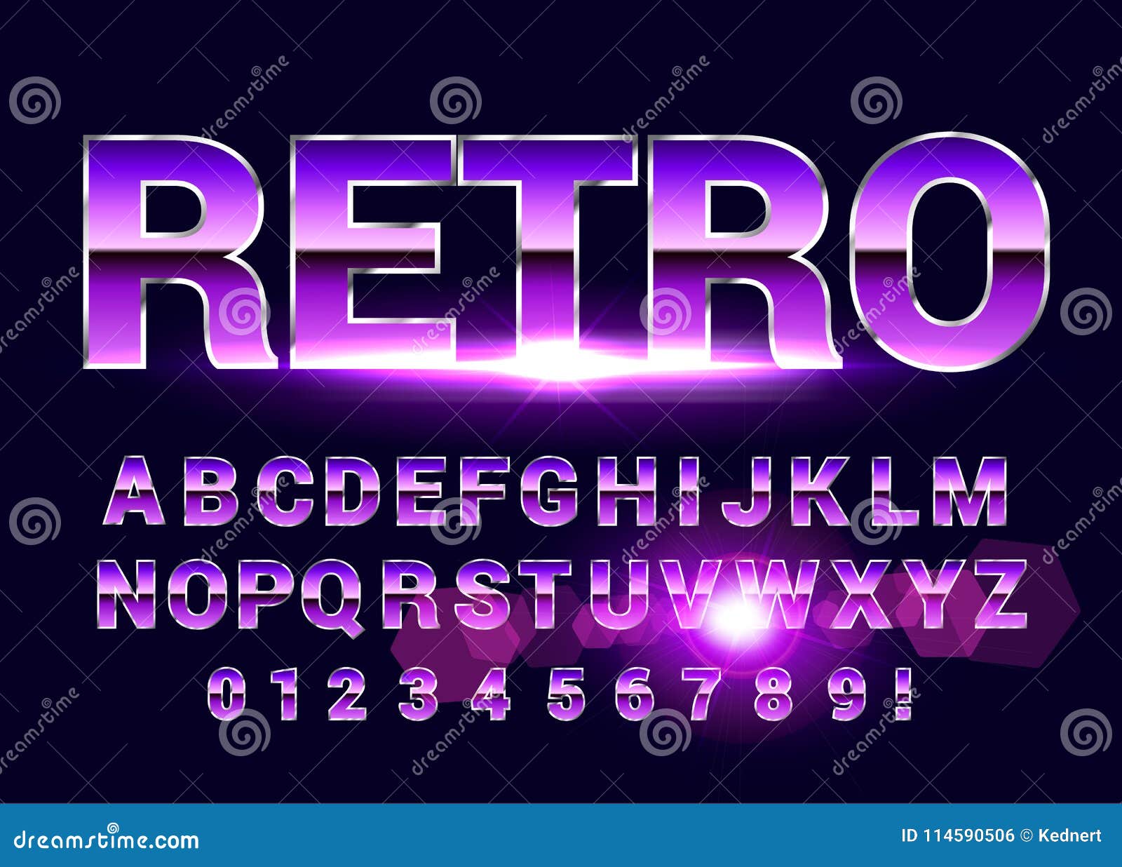 Shiny Chrome Alphabet Retro Font. Sci-fi 80s Future Style. Stock Vector ... Shiny Chrome Alphabet Retro Font. Sci-fi 80s Future Style. Stock Vector ...
