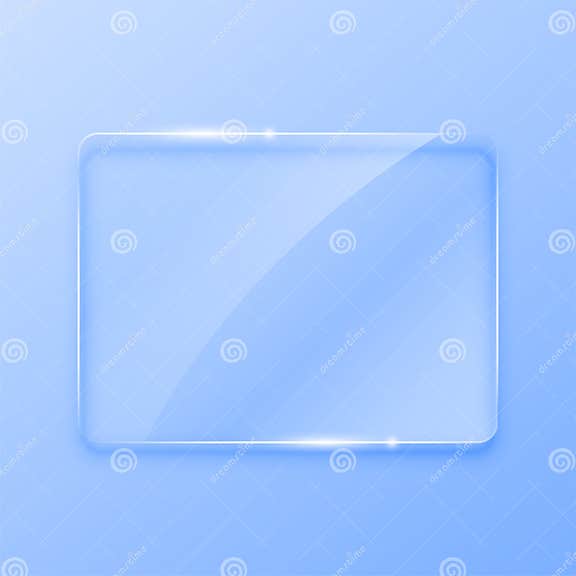 Shiny and Clean Glass Frame Texture Background Design Stock Vector ...