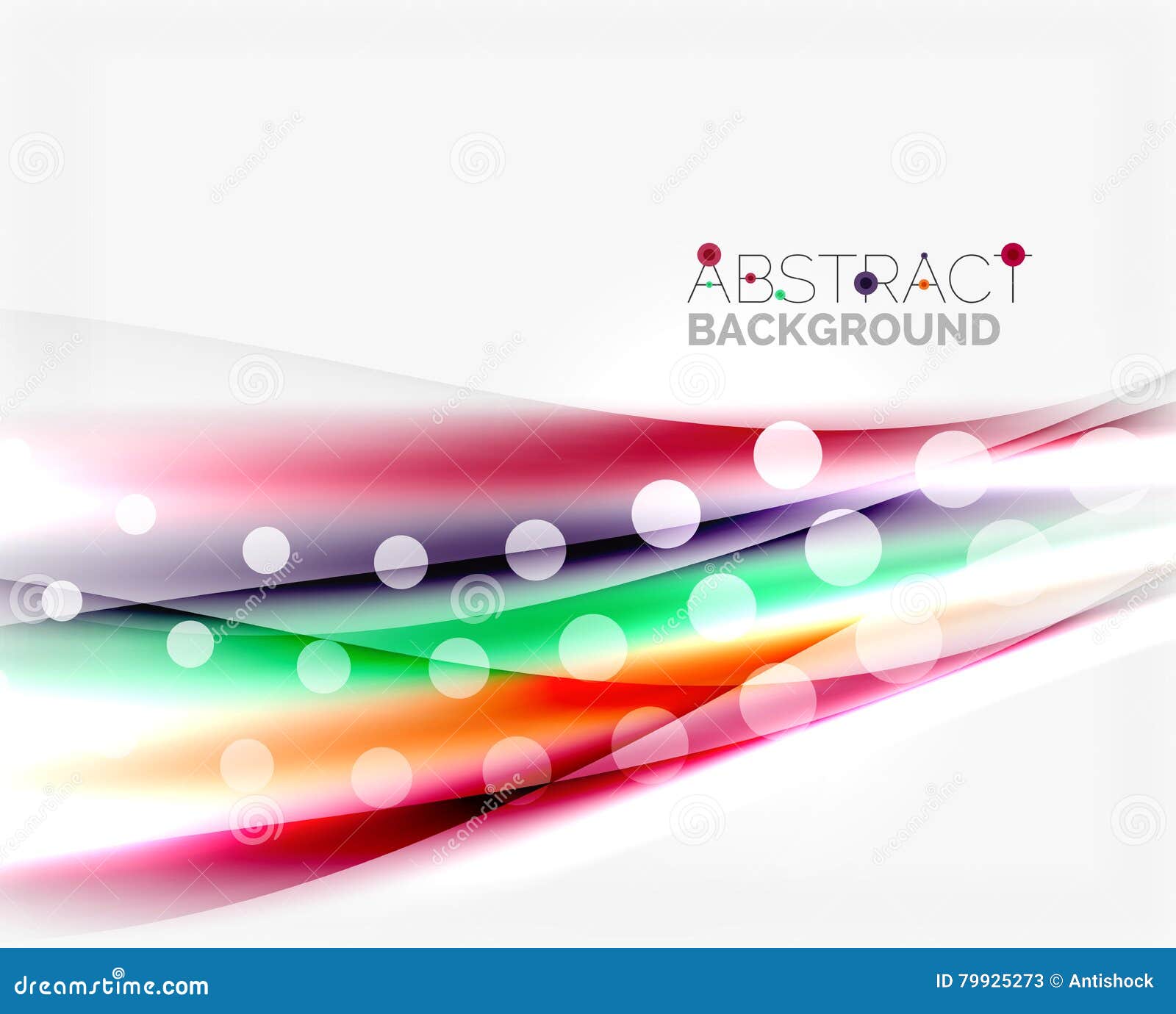 Shiny Color Lines on White Background - Motion Stock Vector ...