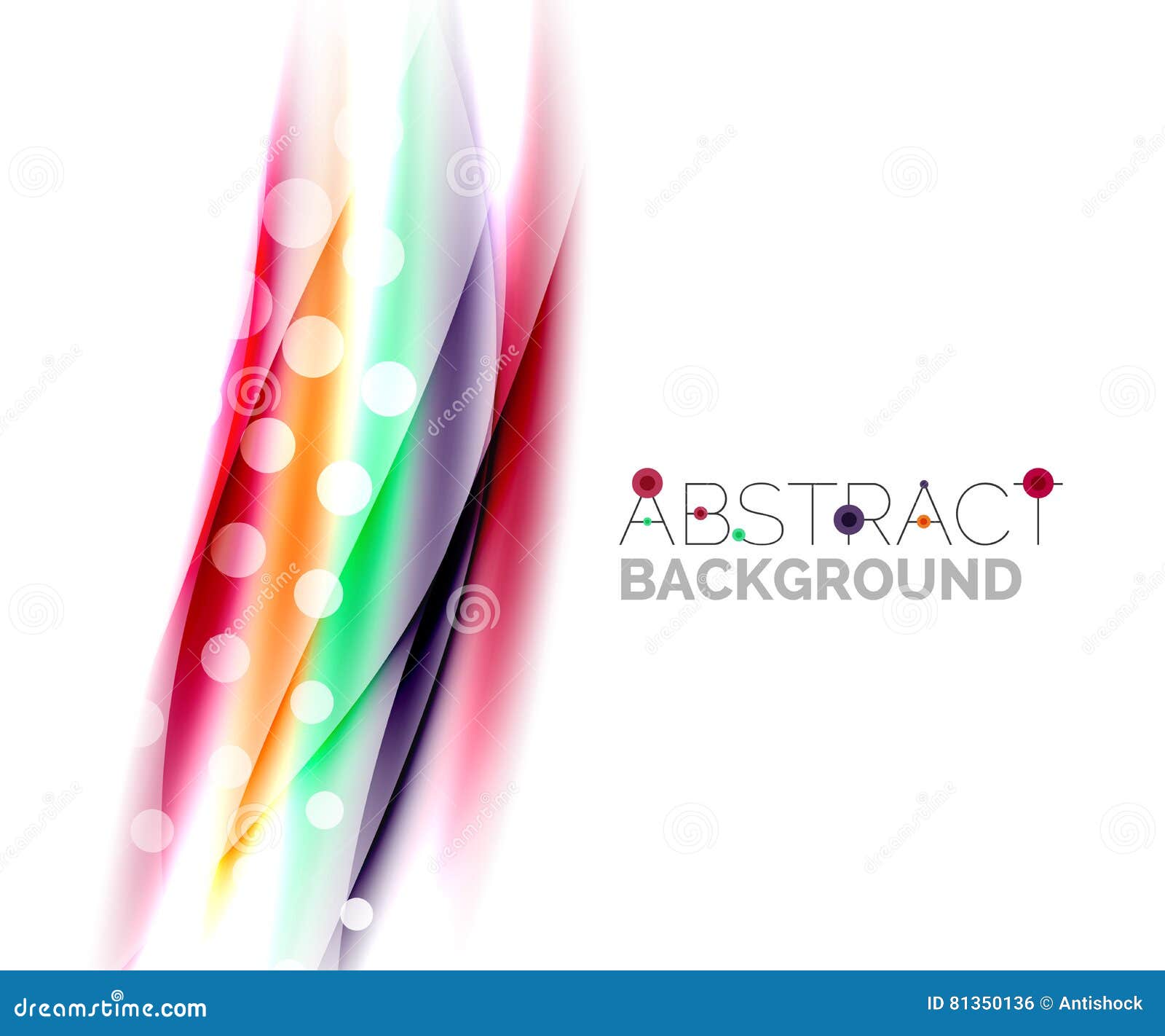 Shiny Color Lines on White Background - Motion Stock Vector ...