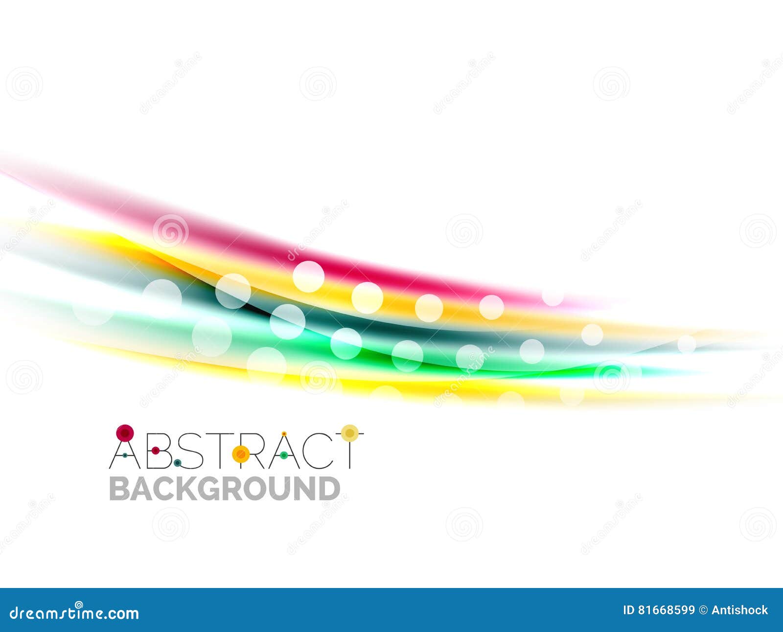 Shiny Color Lines on White Background - Motion Stock Vector ...