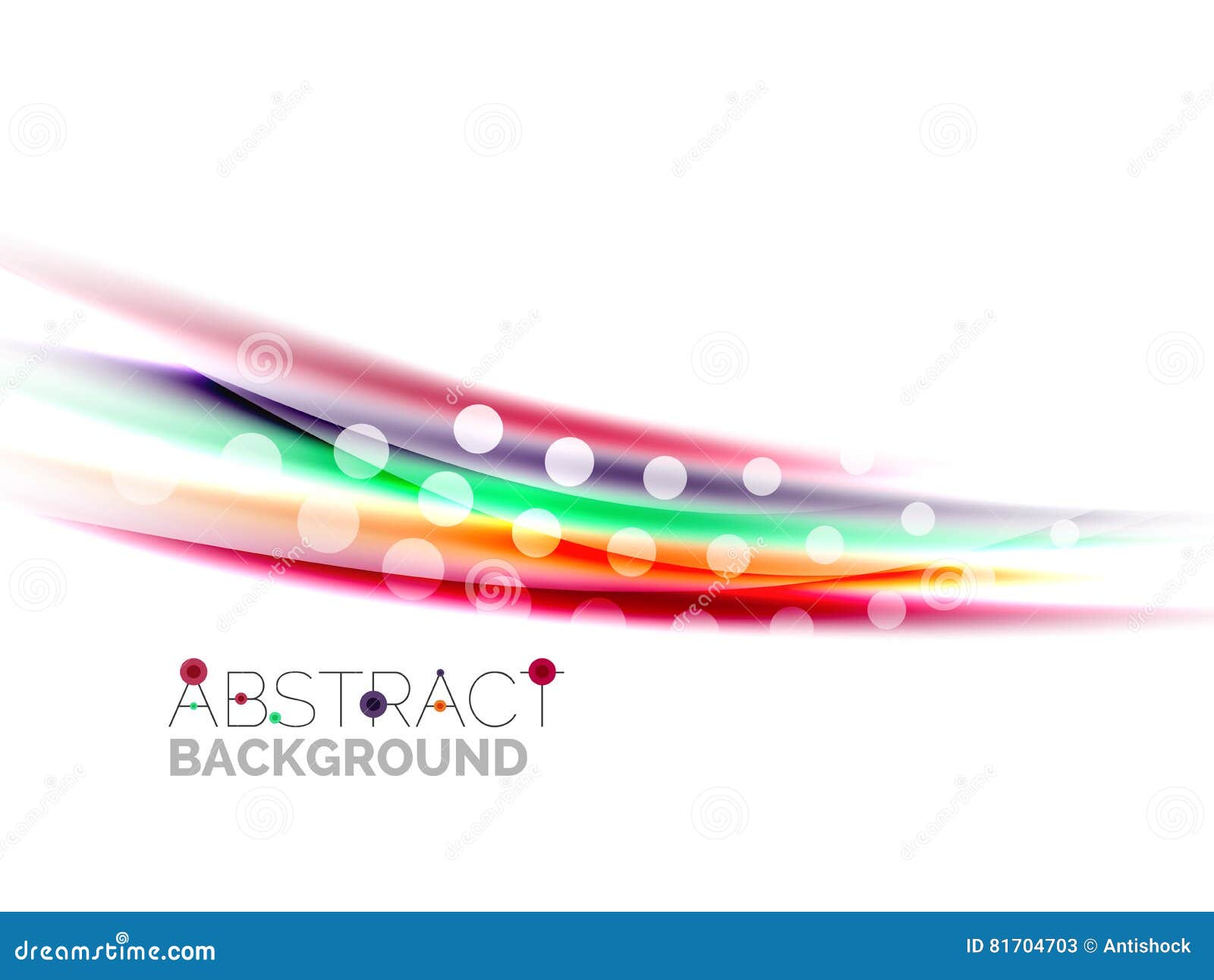 Shiny Color Lines on White Background - Motion Stock Vector ...