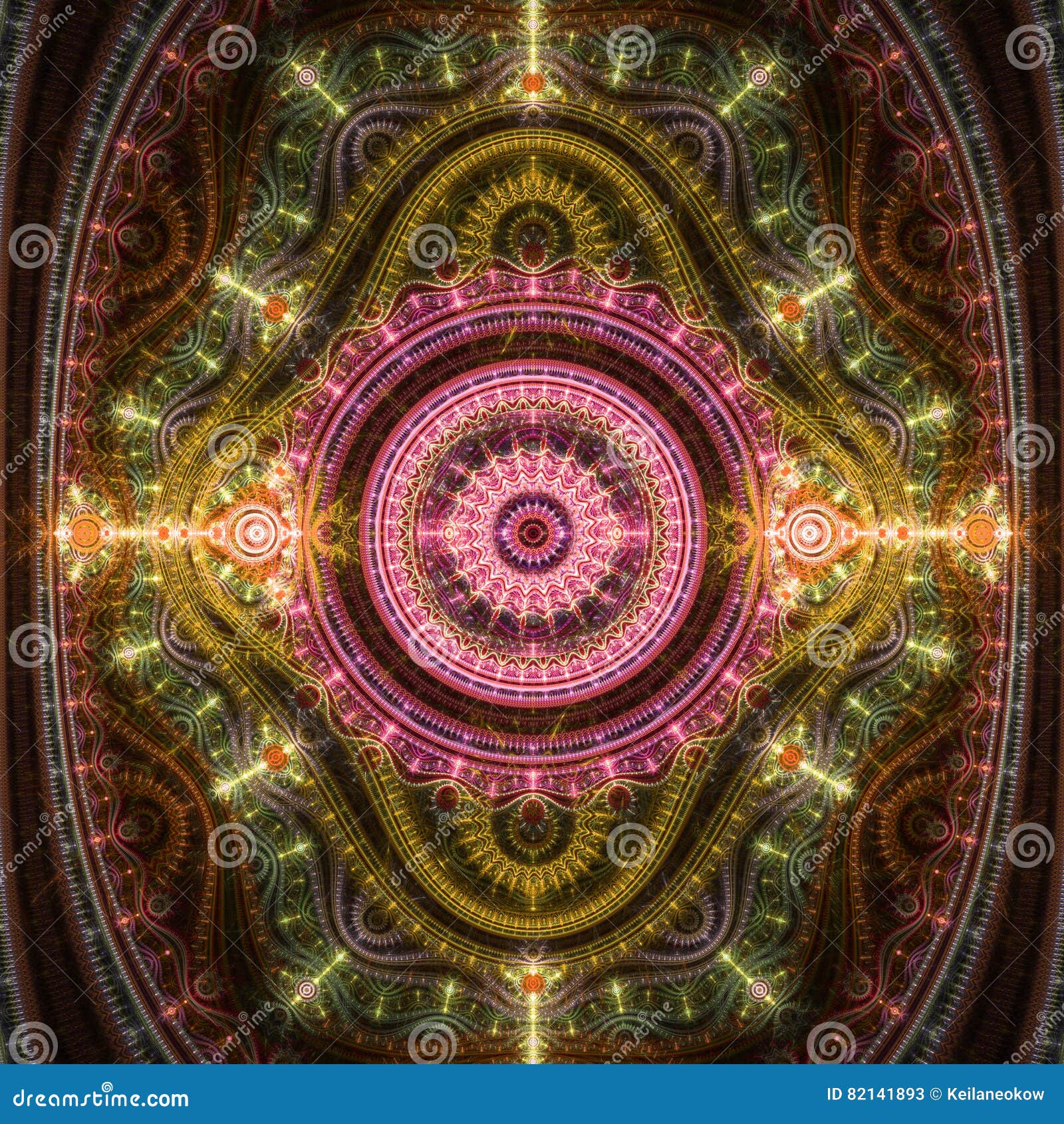 Shiny Colorful Clockwork Pattern Stock Illustration - Illustration of ...