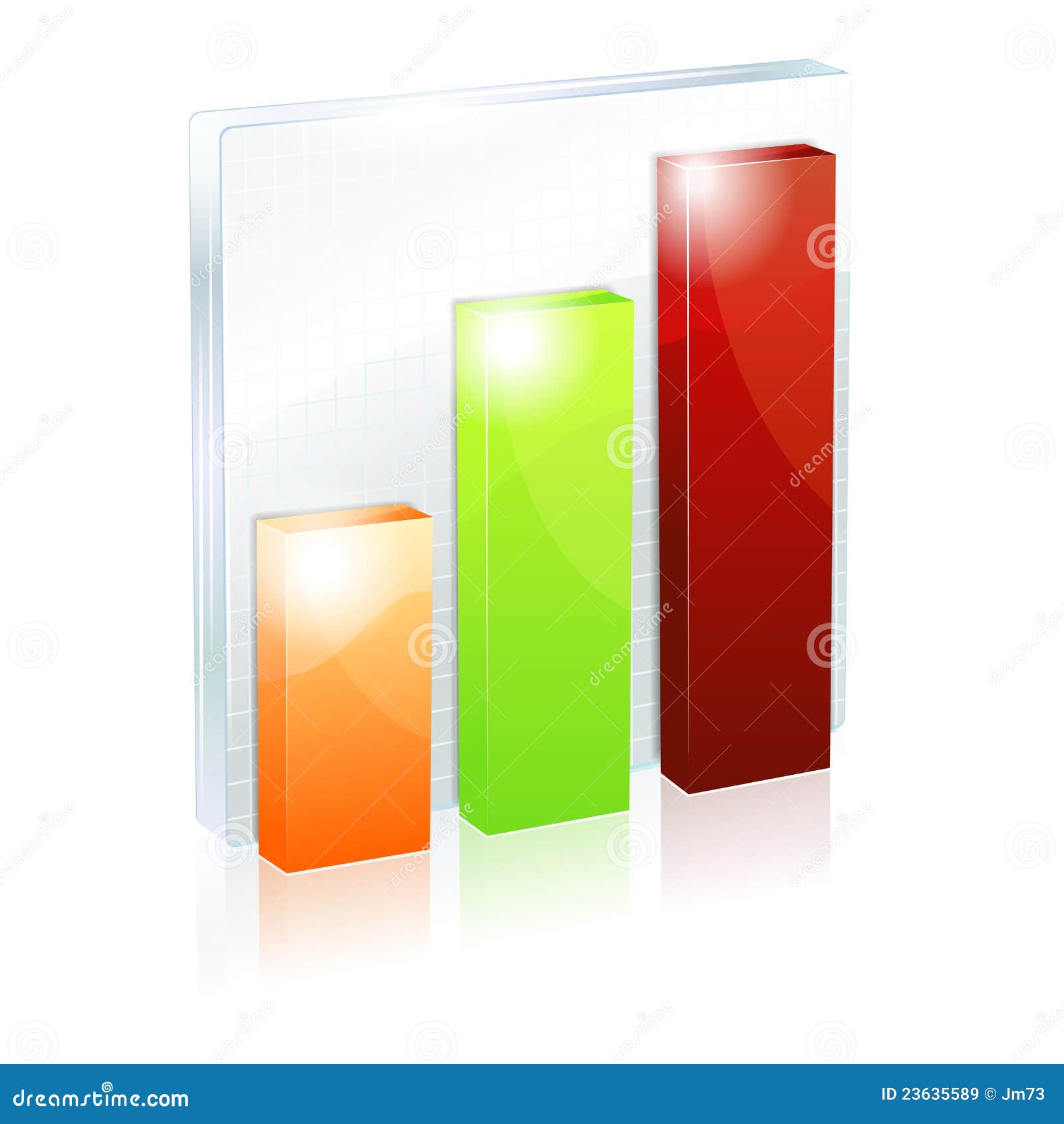Shiny column graph icon stock vector. Illustration of drawing - 23635589