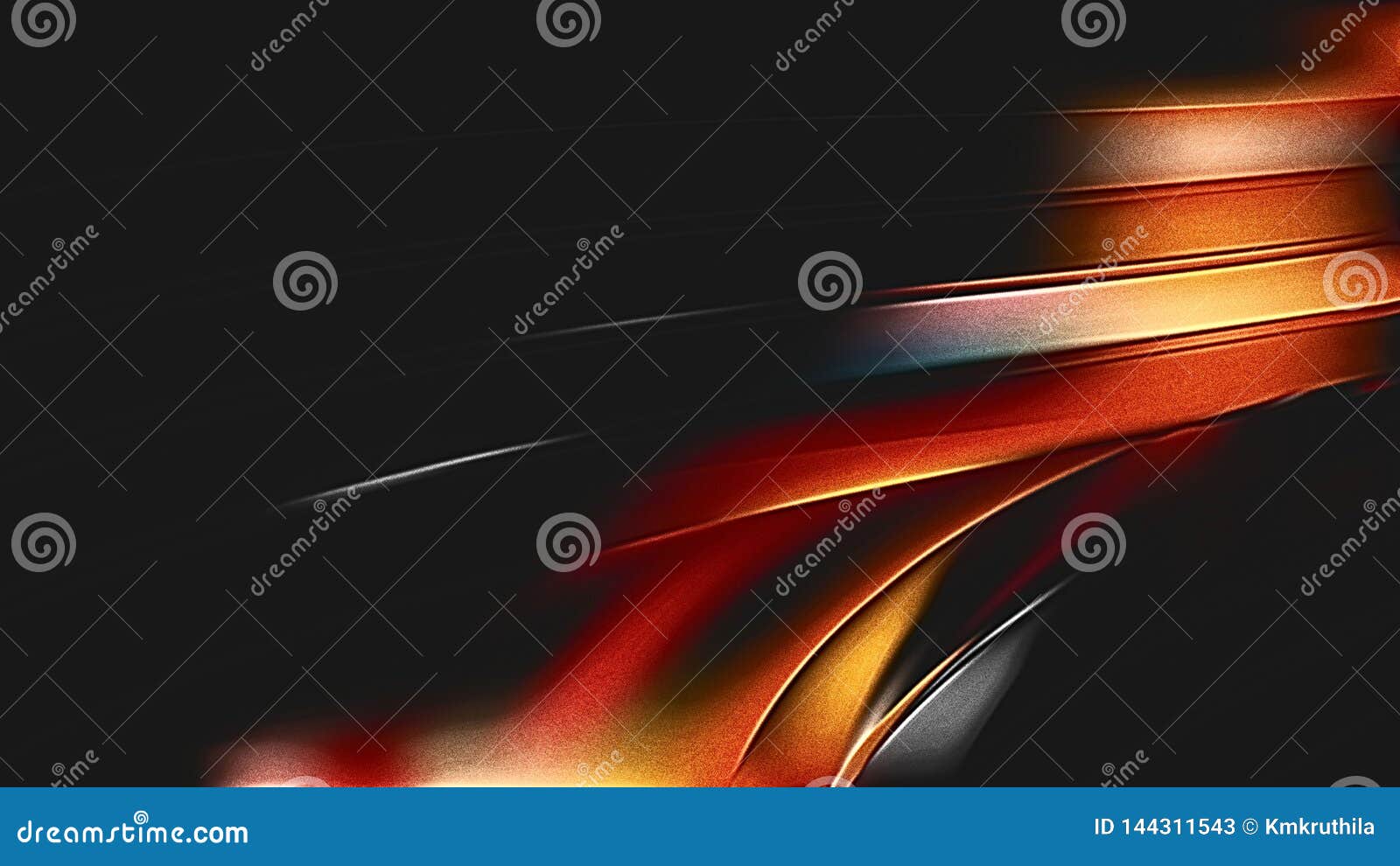 Shiny Cool Orange Metallic Background Stock Illustration - Illustration ...