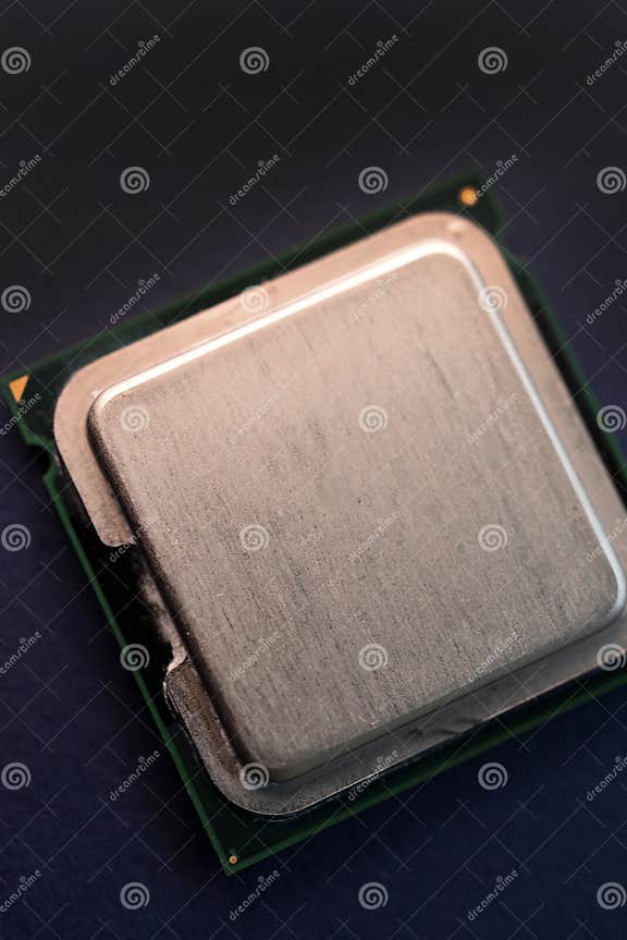 The Shiny Cover of the Computer Processor. Multiple Processors on a ...