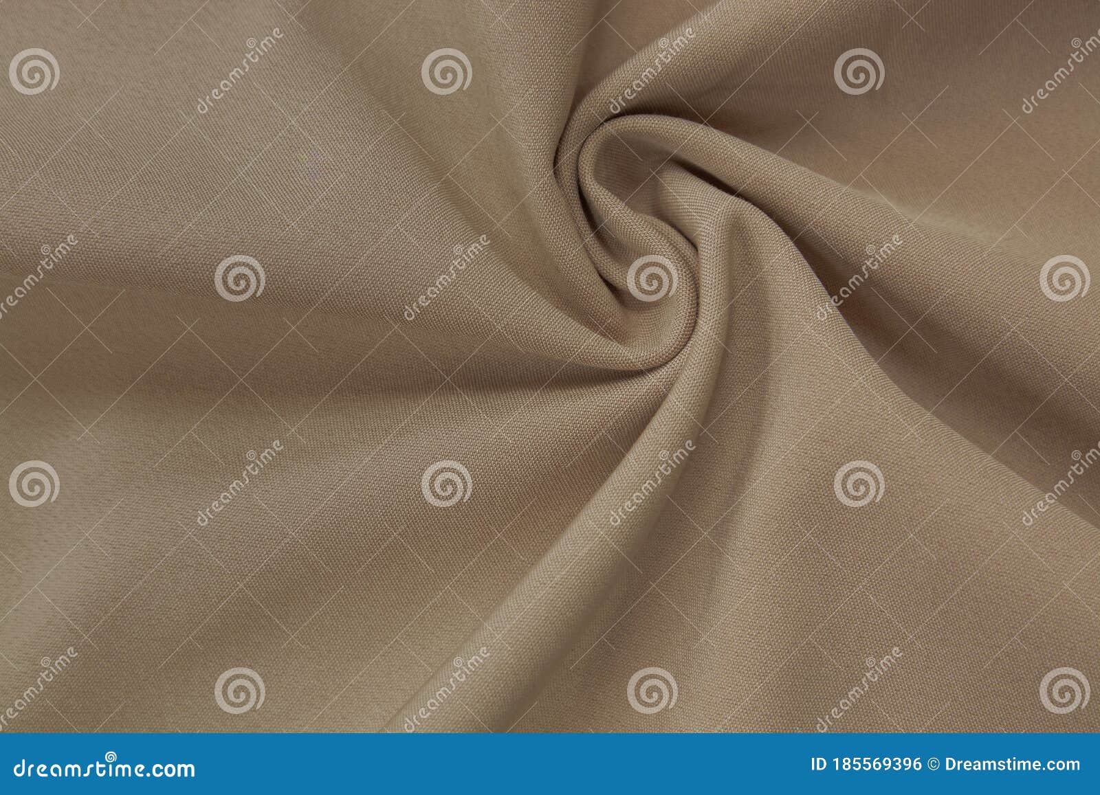 Shiny Cream Colored Polyester Fabric Stock Photo - Image of cloth ...