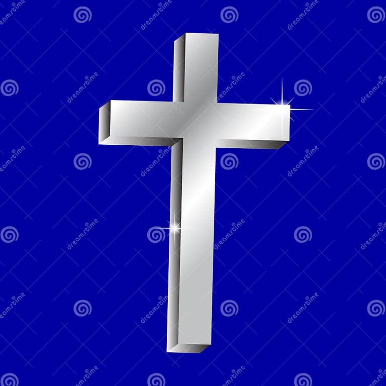 Shiny cross stock vector. Illustration of miracle, church - 30867898