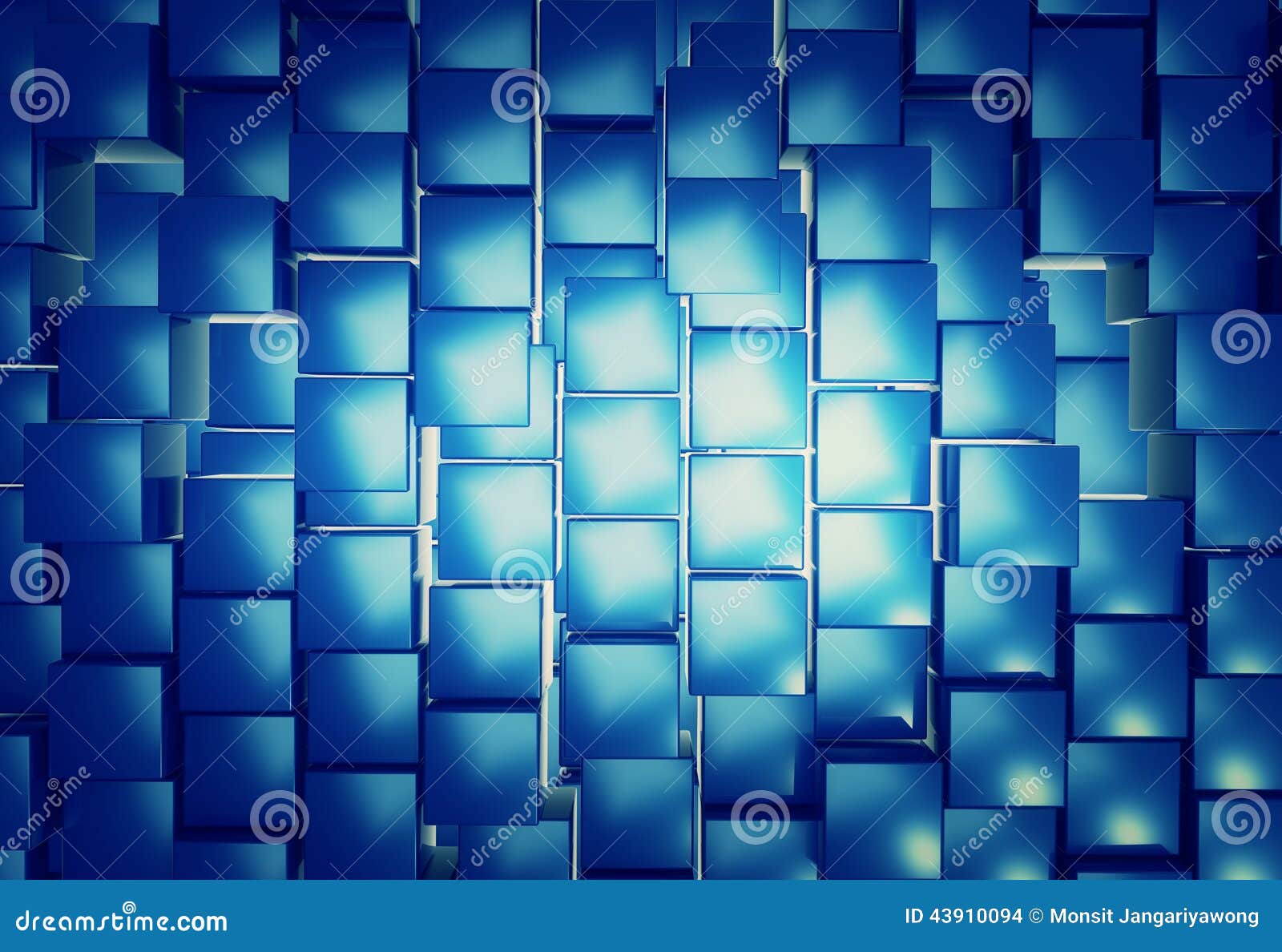 Shiny Cube Pattern Abstract Background Stock Illustration ...