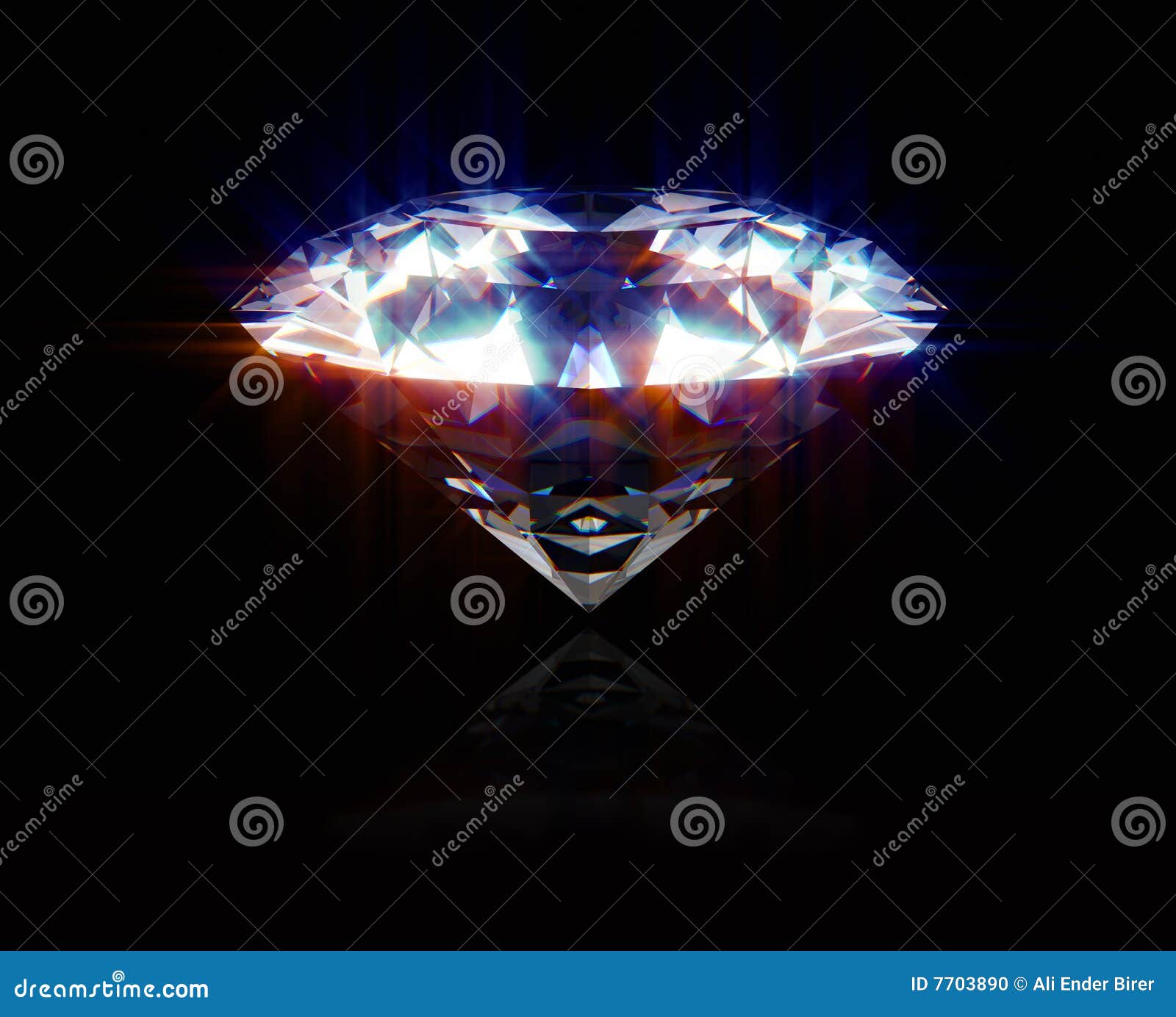 Shiny Diamond stock illustration. Illustration of luxury - 7703890