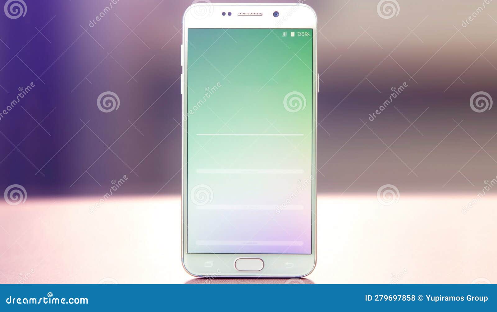 Shiny Digital Display on Portable Information Device with Touch Screen ...