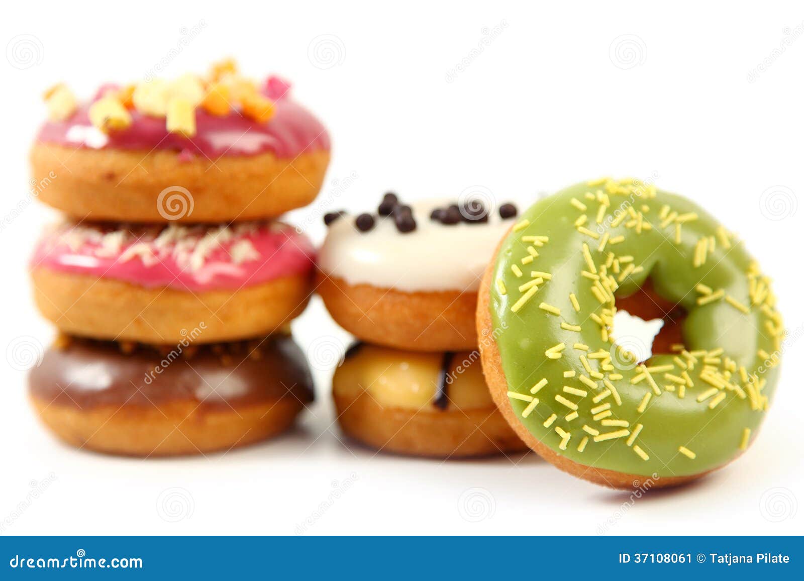 Shiny donut stock image. Image of donuts, glazed, doughnut - 37108061