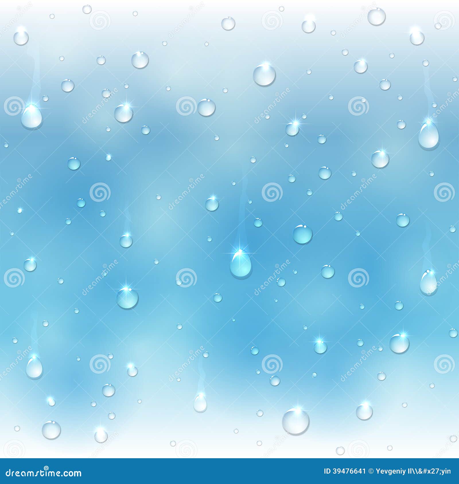 Shiny drops on window stock vector. Illustration of nature - 39476641