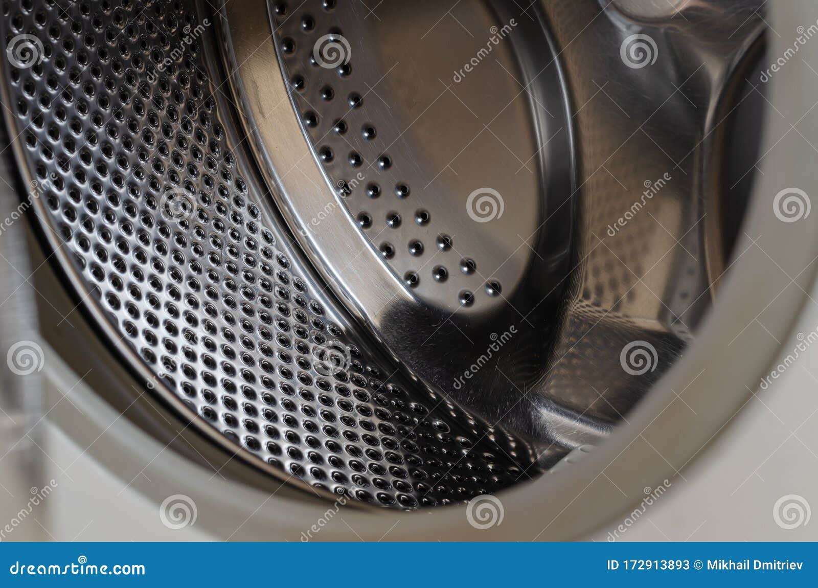 Empty Drum of the Washing Machine Stock Image - Image of equipment ...