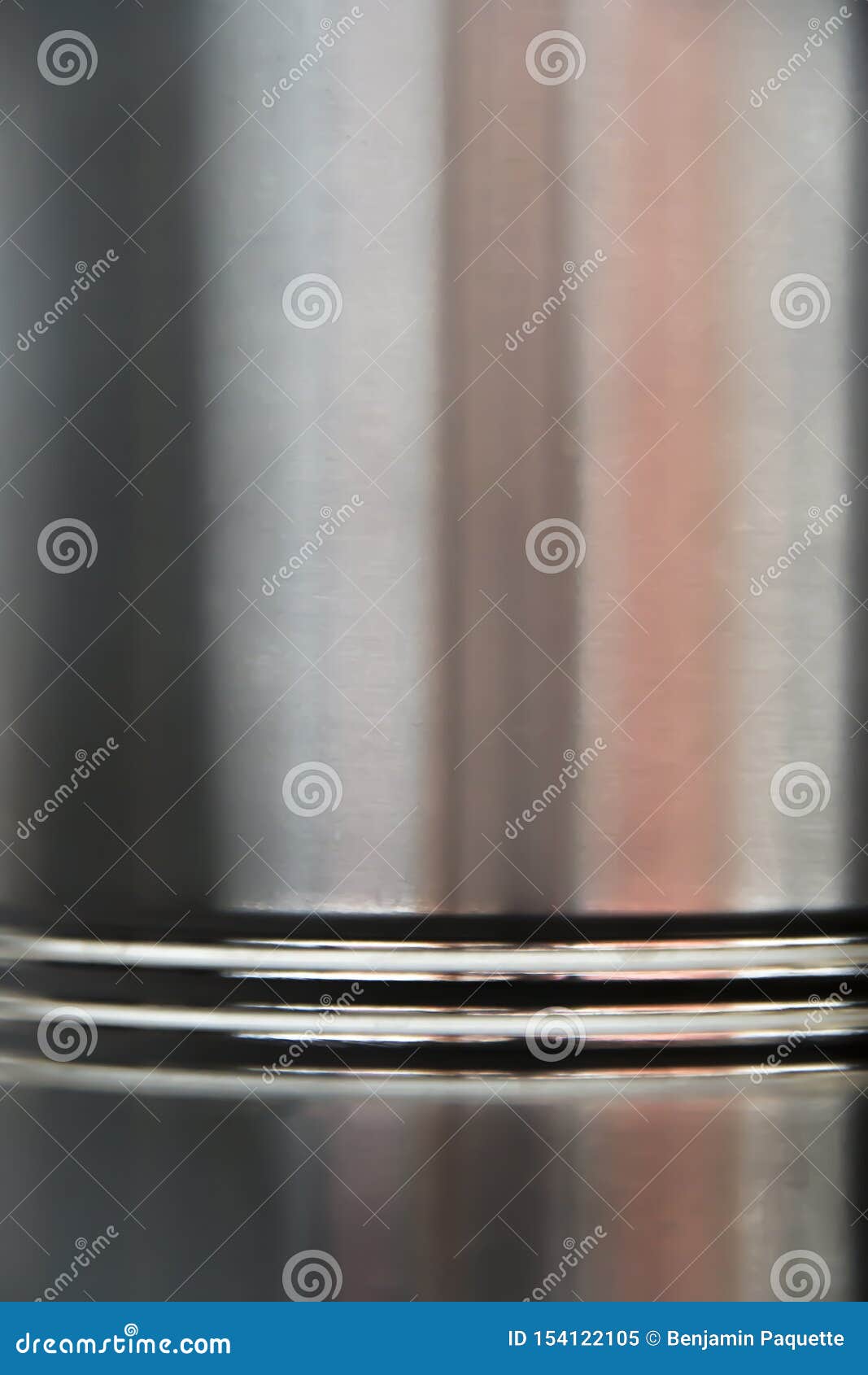Shiny Edge of a Stainless Steel Container Stock Image - Image of silver ...