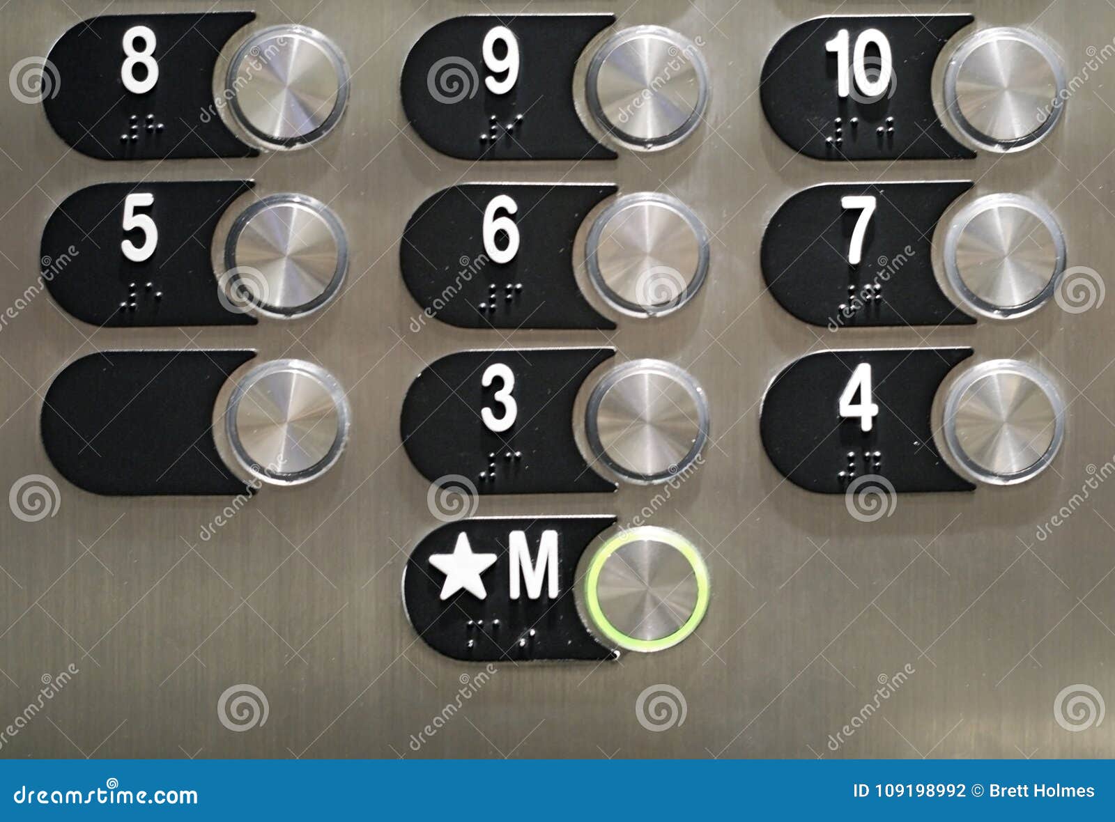 Shiny Elevator Buttons Stock Photo | CartoonDealer.com #109198992