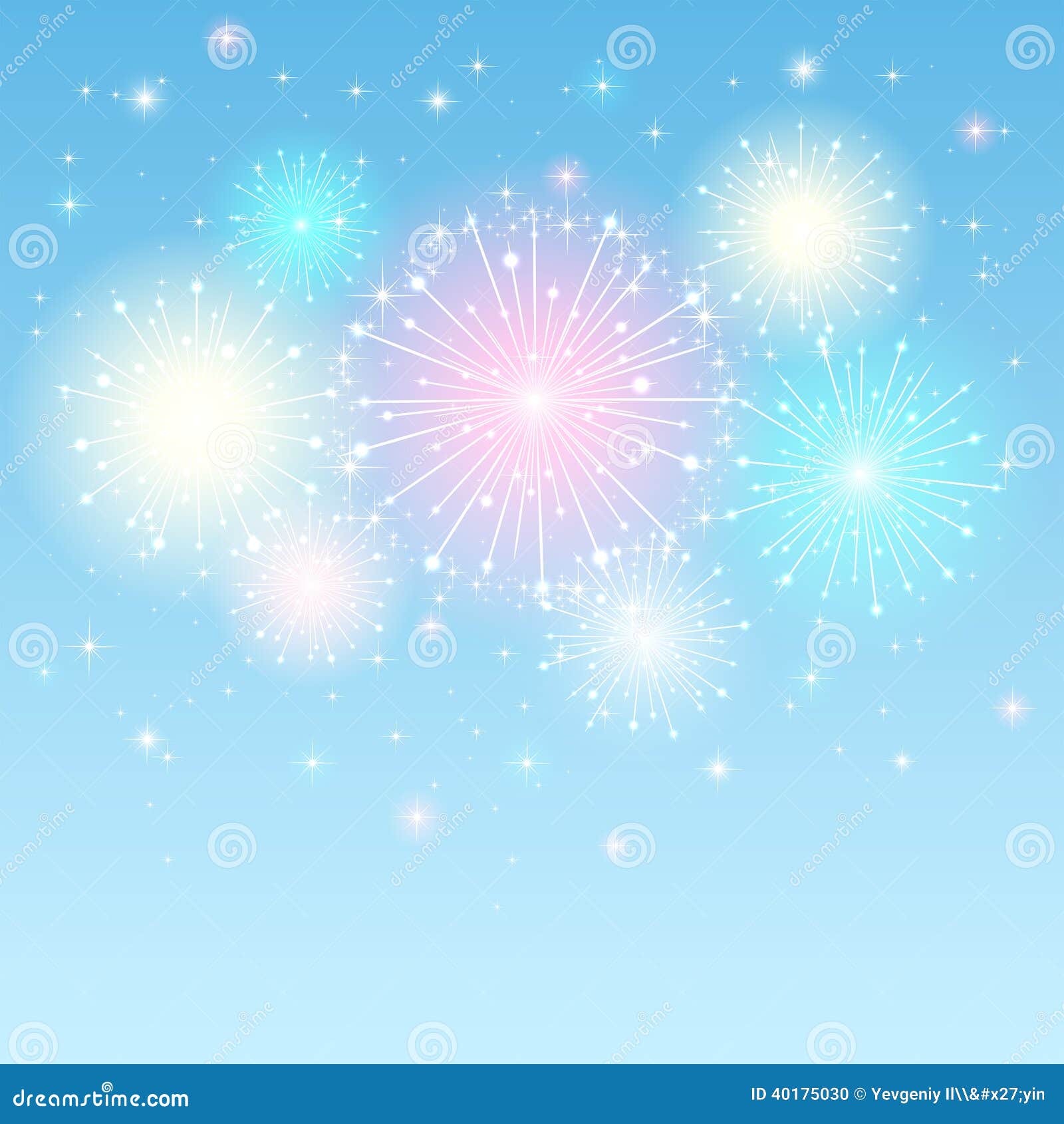 Shiny firework stock vector. Illustration of carnival - 40175030
