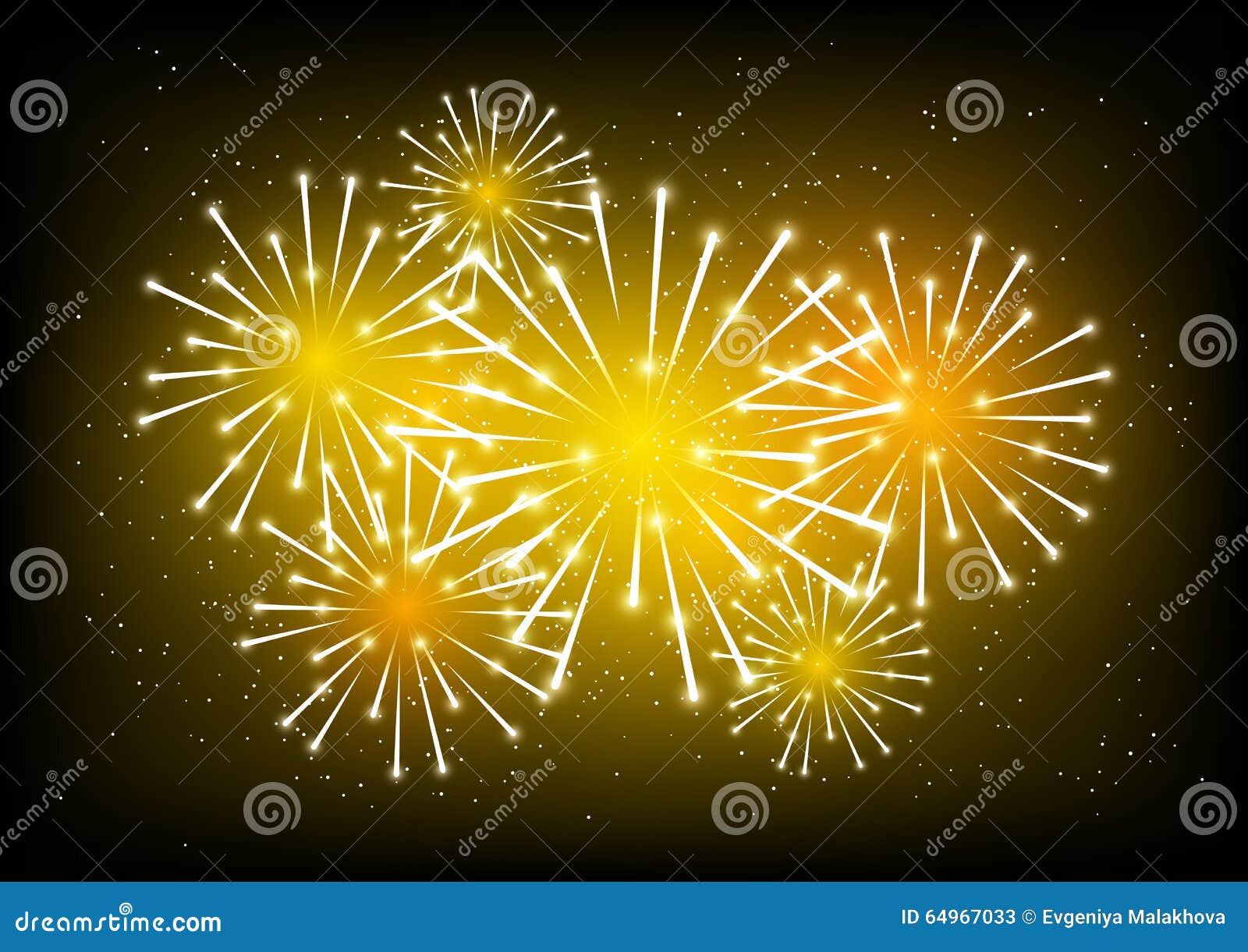 Shiny fireworks stock vector. Illustration of graphic - 64967033