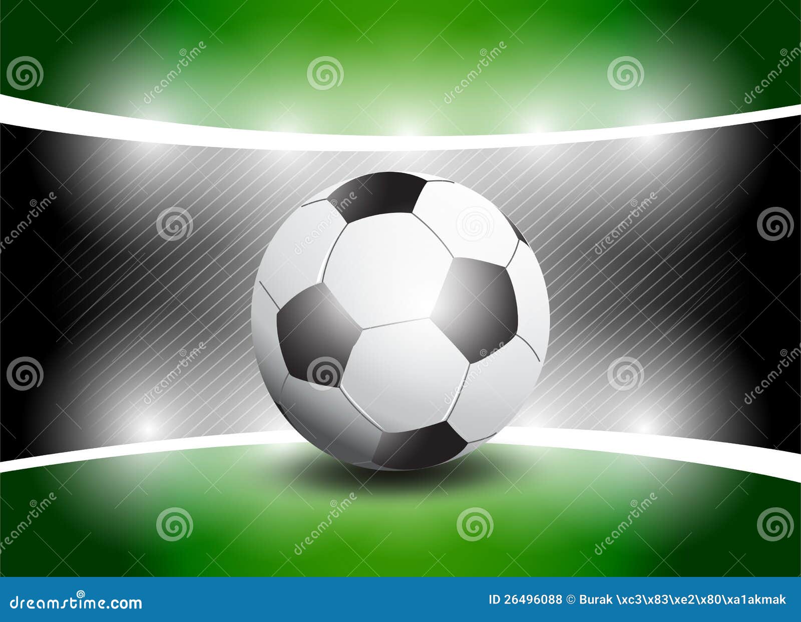 Shiny Football Stage stock vector. Illustration of final - 26496088