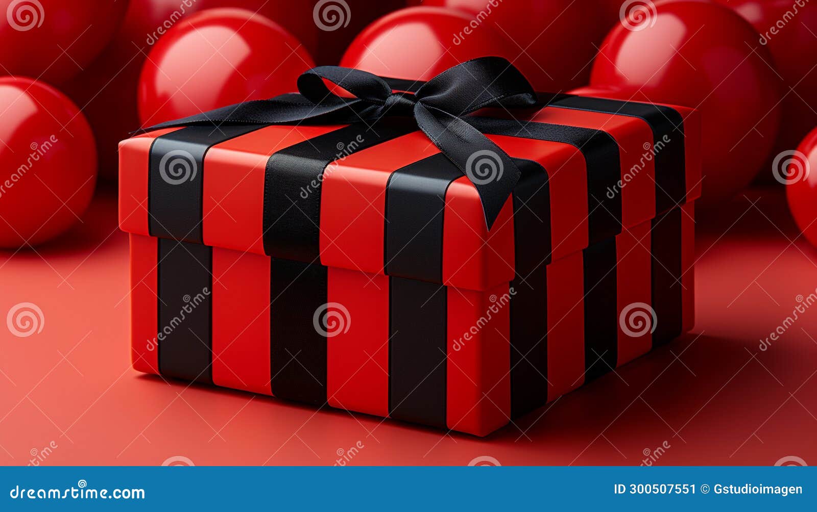 A Shiny Gift Box Wrapped in Colorful Wrapping Paper Generated by AI ...