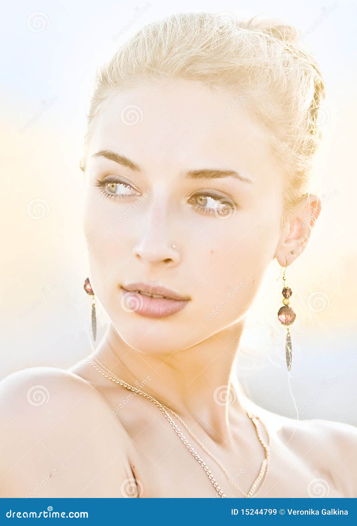 Shiny girl stock image. Image of femininity, white, shine - 15244799