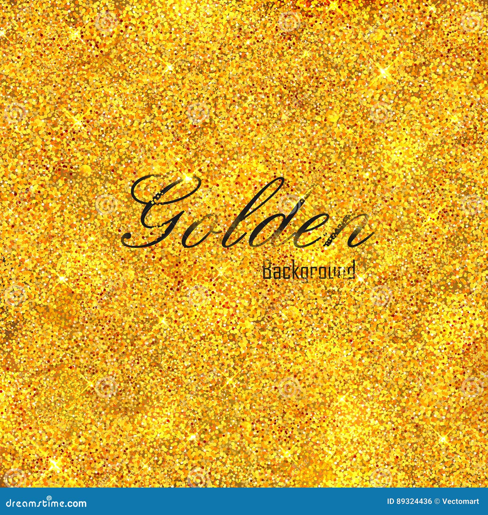 Shiny Glamorous Glittering Gold Texture Background Stock Vector ...