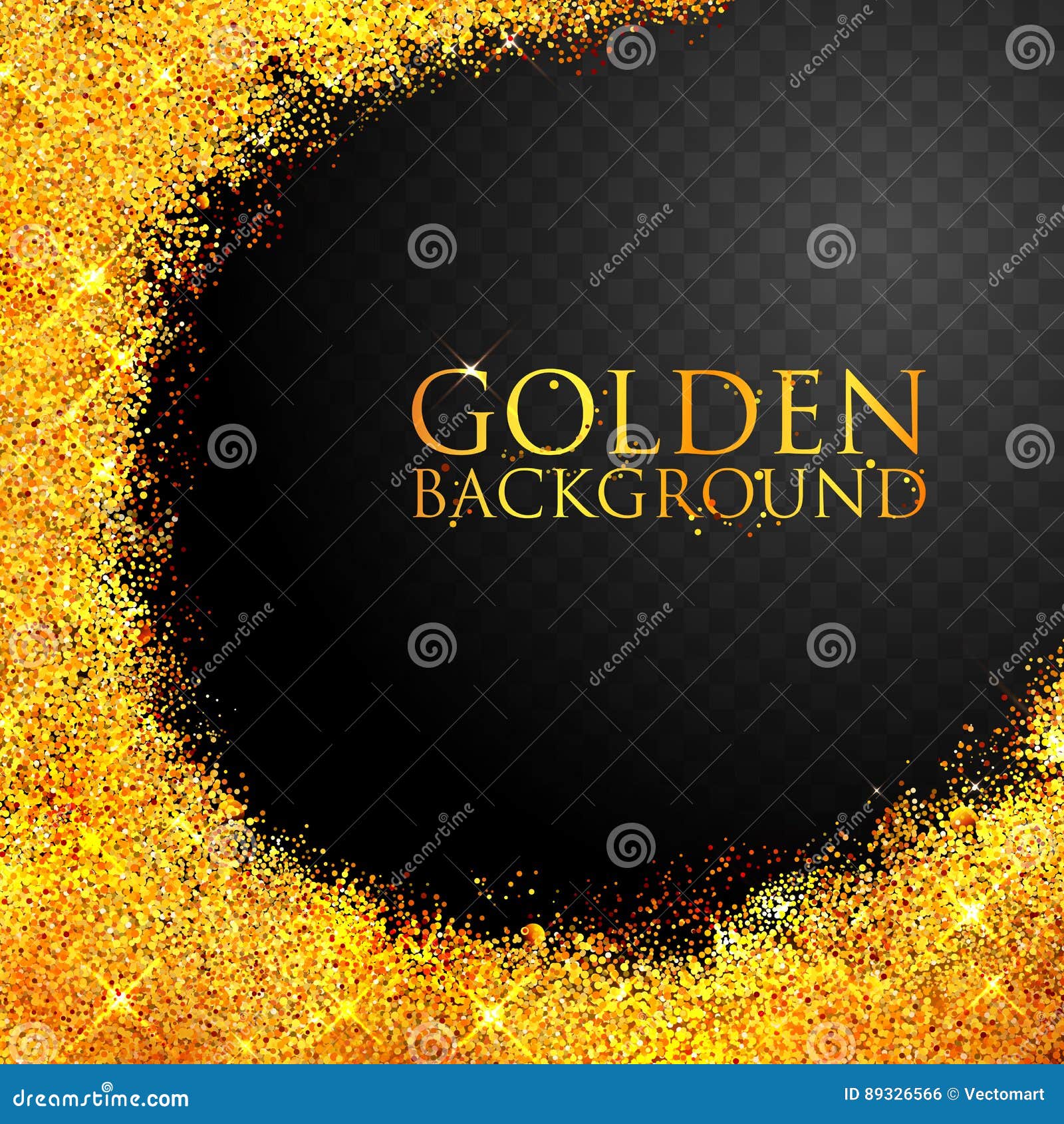 Shiny Glamorous Glittering Gold Texture Background Cartoon Vector ...