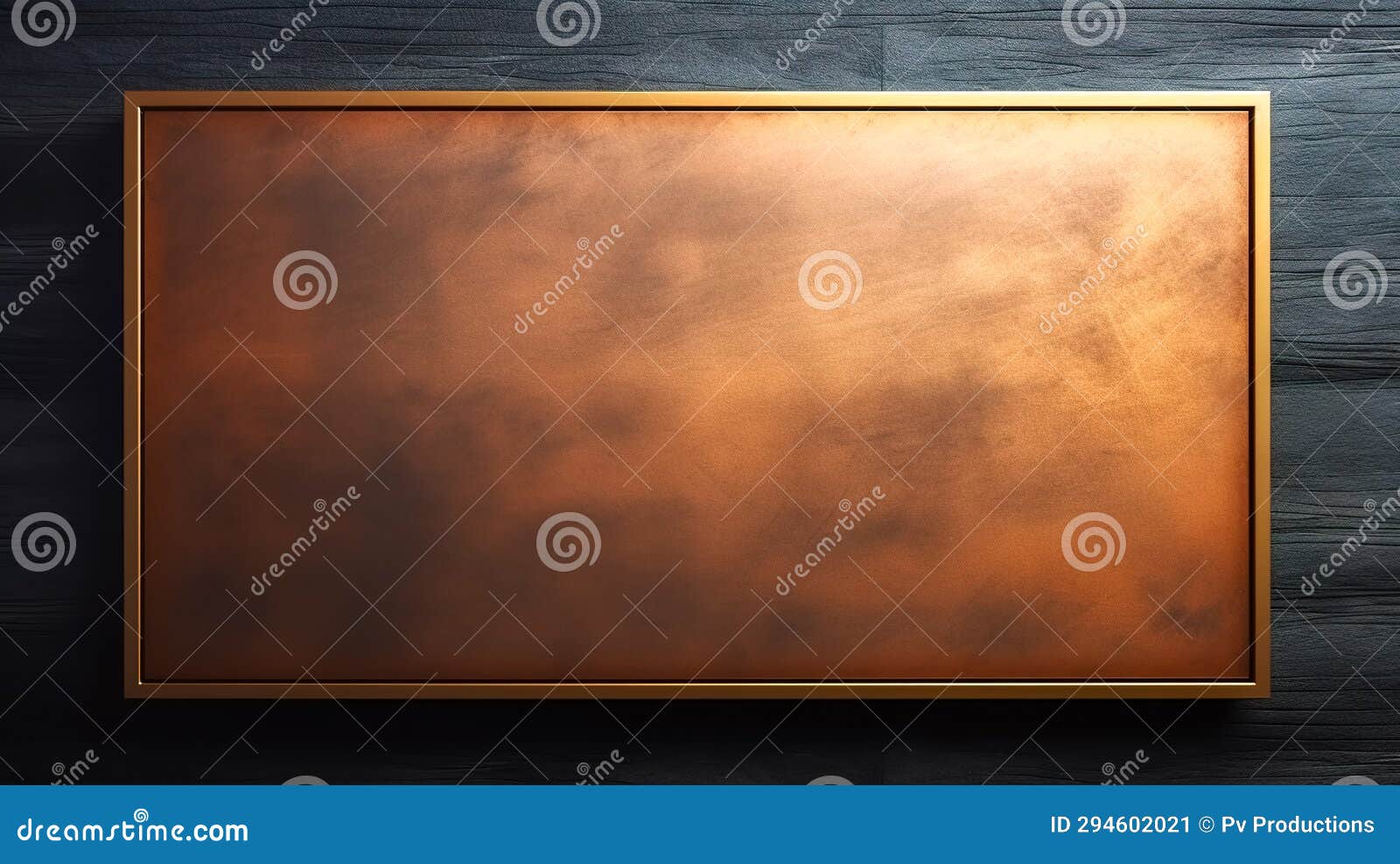 Shiny Glossy Rectangle, Bronze Color, Geometric Background. Stock Image ...