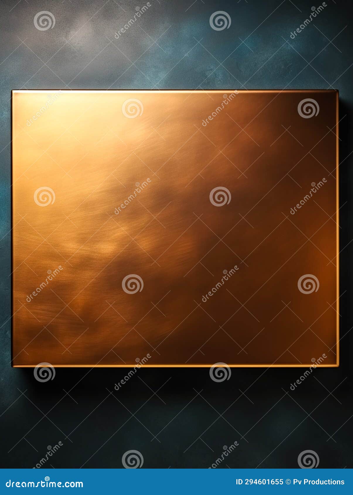 Shiny Glossy Square, Bronze Color, Geometric Background. Stock Image ...