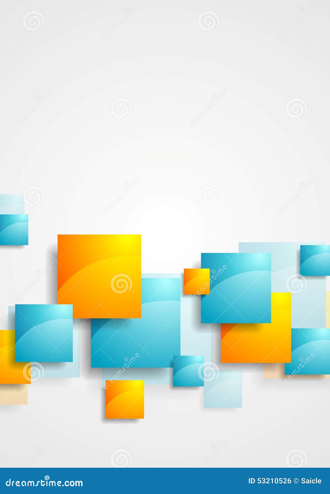 Shiny Glossy Squares Abstract Tech Background Stock Vector ...