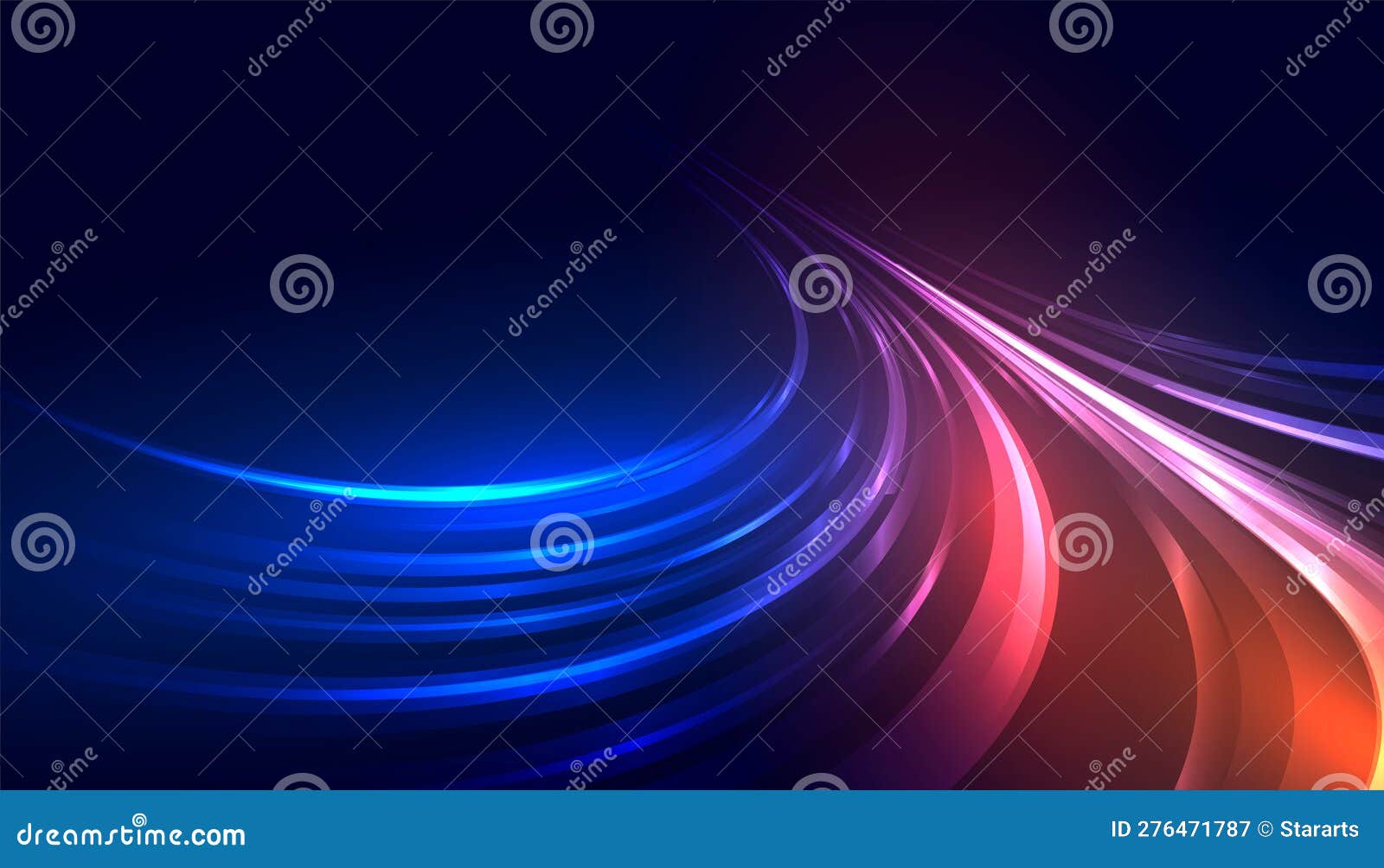 Shiny and Glowing Light Trail Effect for Photography Stock Vector ...