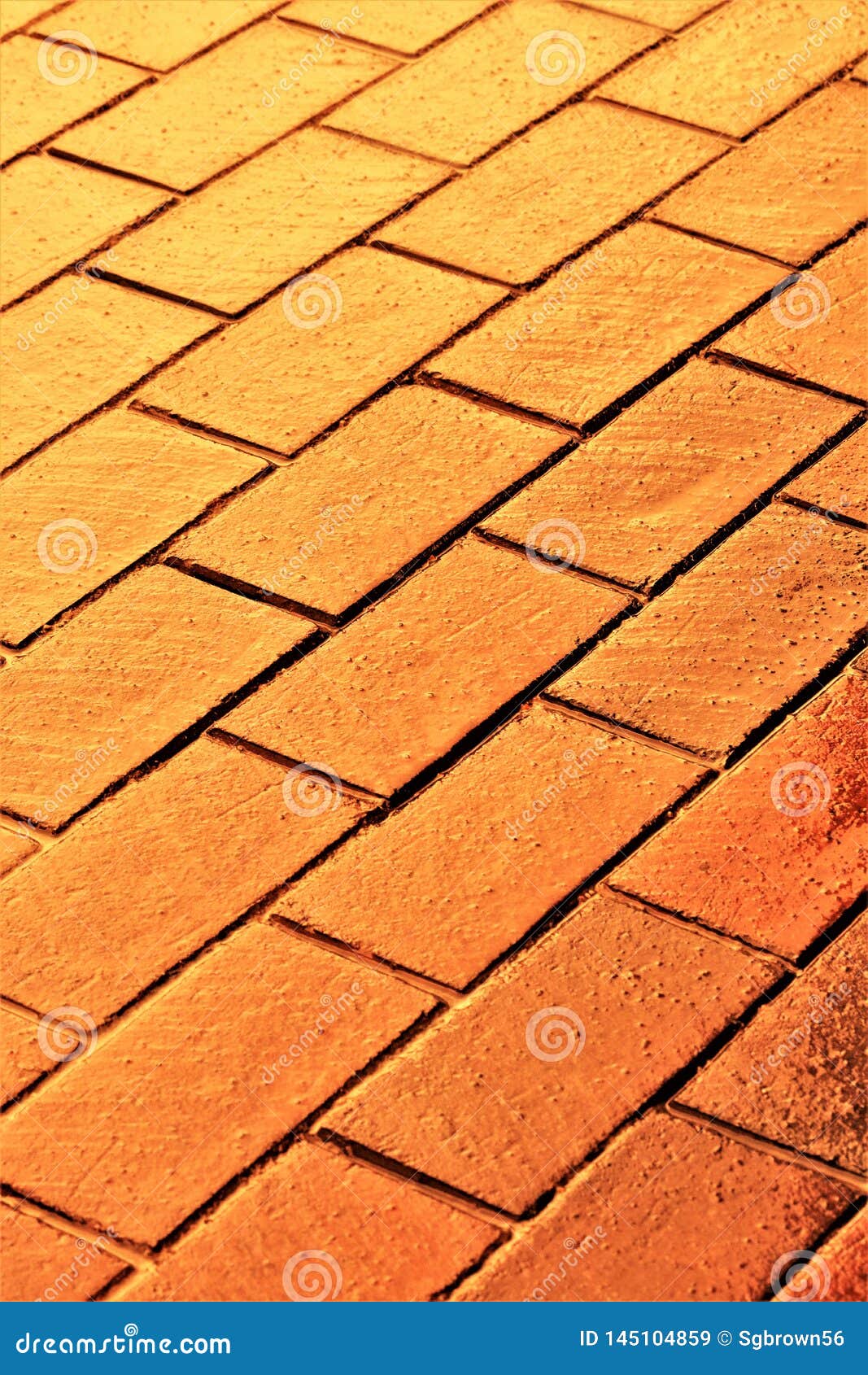 Shiny Gold Brick Pattern Background Stock Image - Image of rough ...