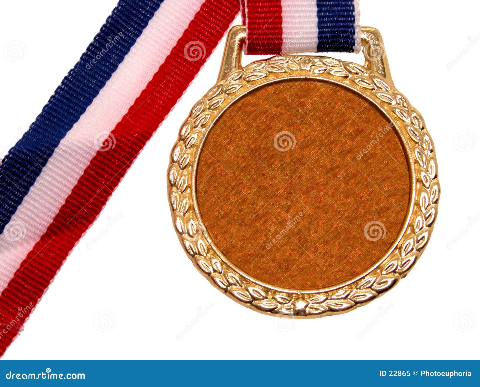 Shiny Gold Medal (1 of 2) stock image. Image of winner, america - 22865