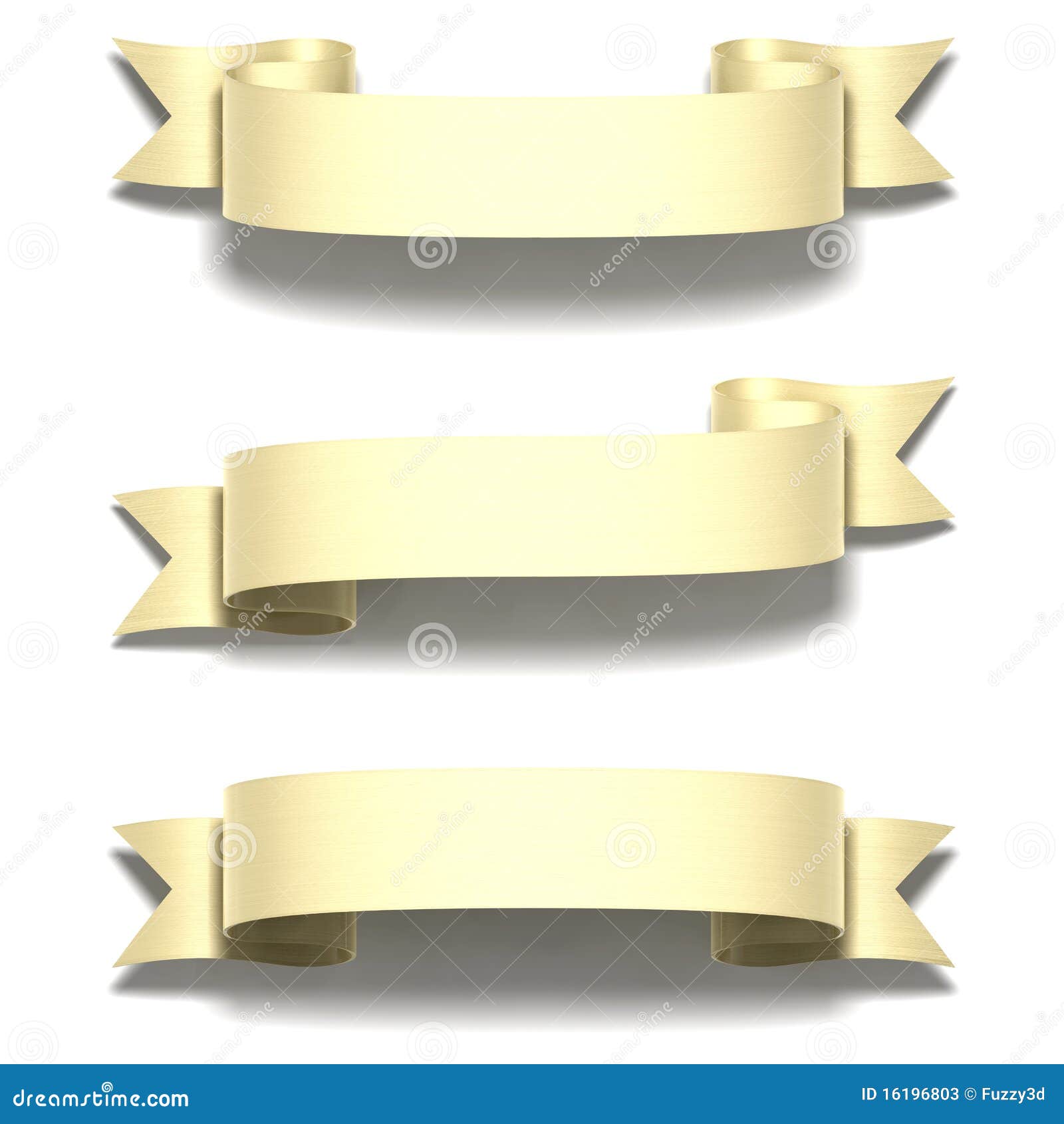 Shiny gold ribbon stock illustration. Illustration of isolated - 16196803