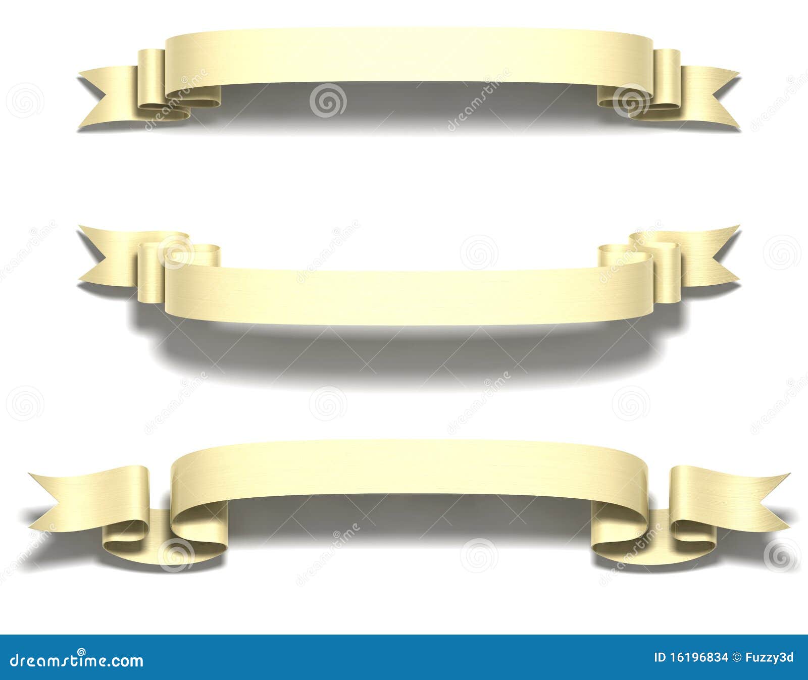 Shiny gold ribbon stock illustration. Illustration of render - 16196834