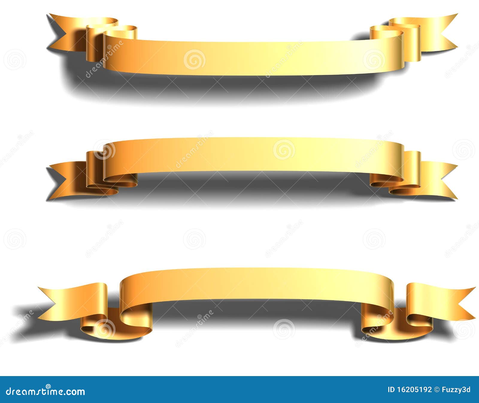 Shiny gold ribbon stock illustration. Illustration of fluttering - 16205192