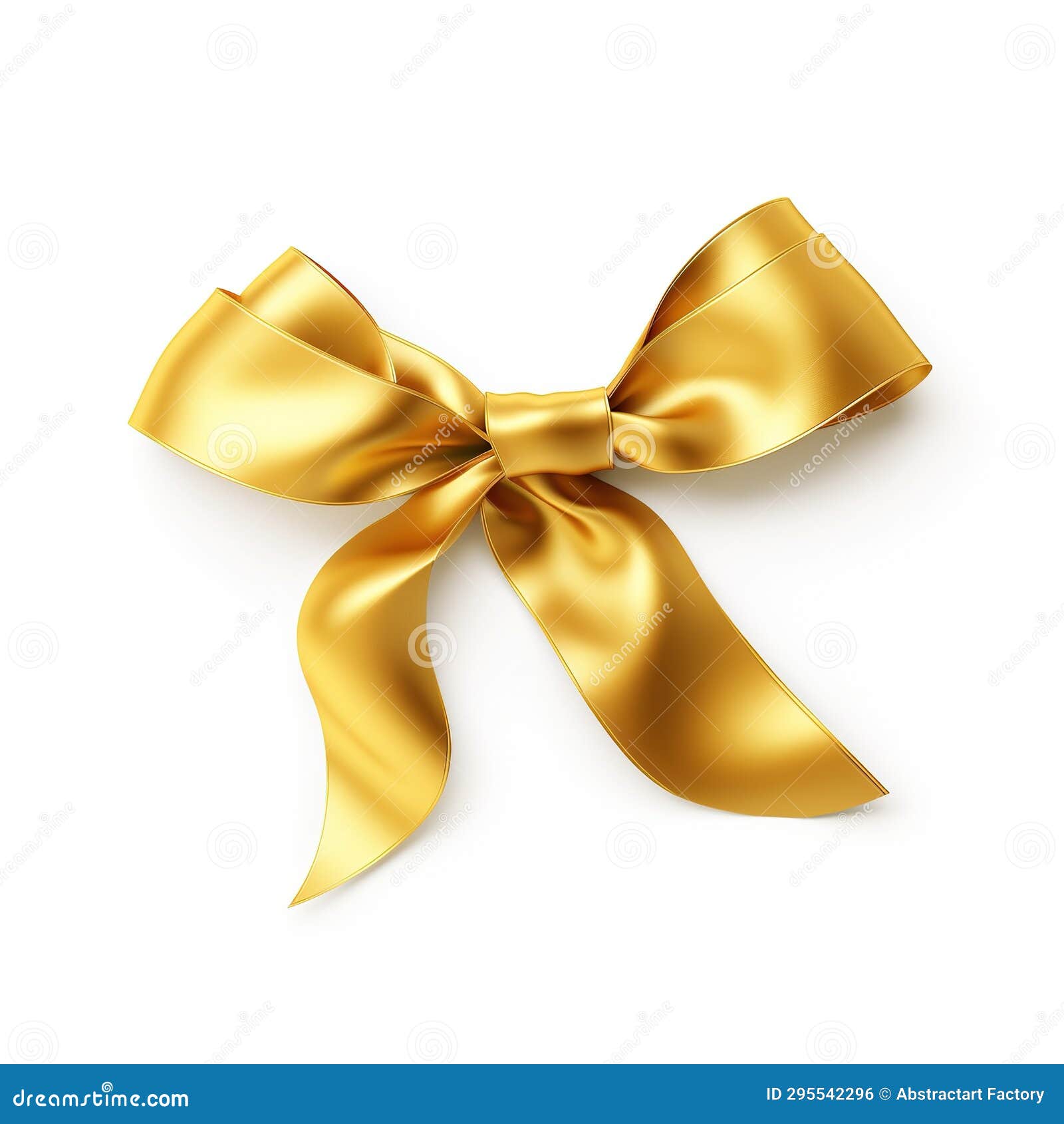 Shiny Gold Ribbon on a Transparent Background Stock Illustration ...