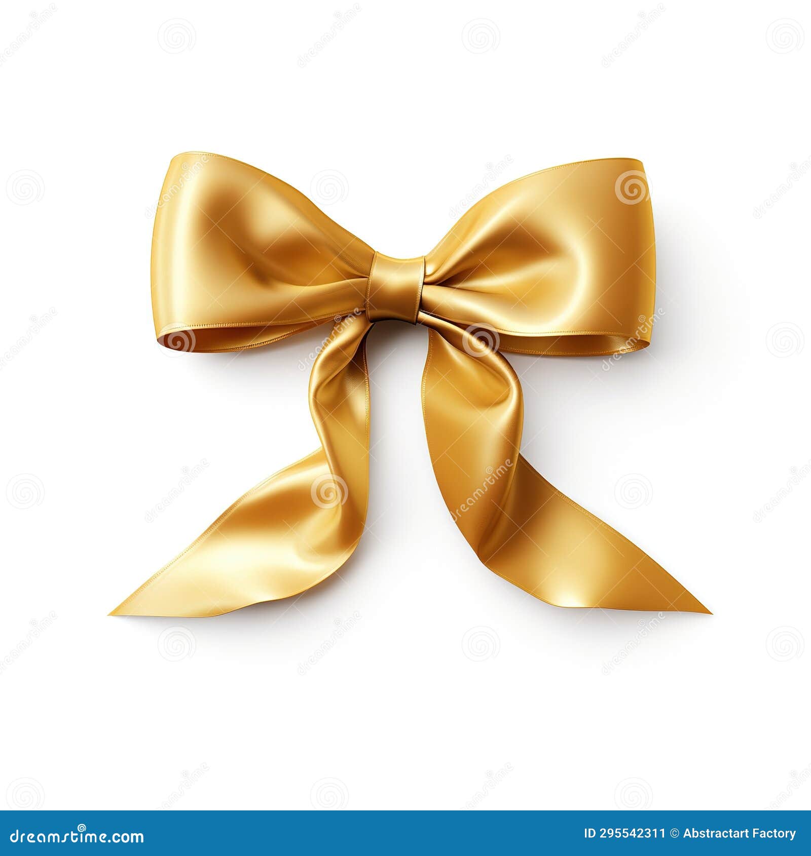 Shiny Gold Ribbon on a Transparent Background Stock Illustration ...