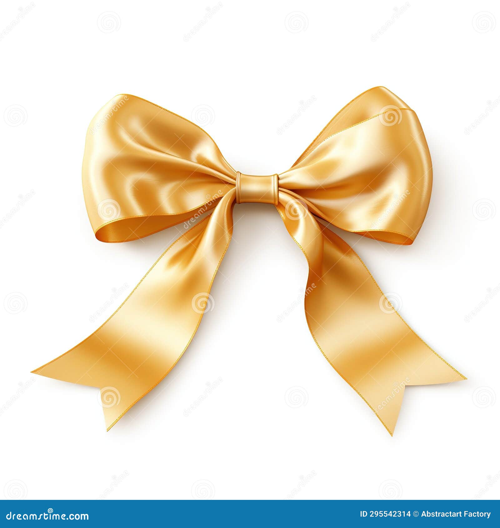 Shiny Gold Ribbon on a Transparent Background Stock Illustration ...