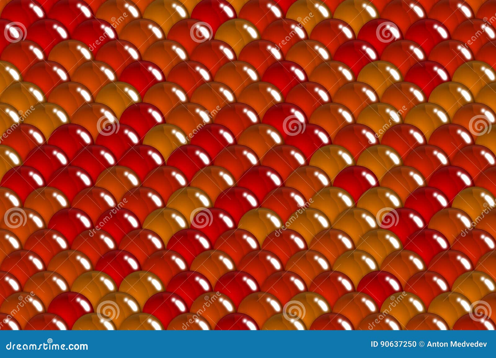 Shiny Gold Scales and Bubbles Plating Pattern Stock Illustration ...