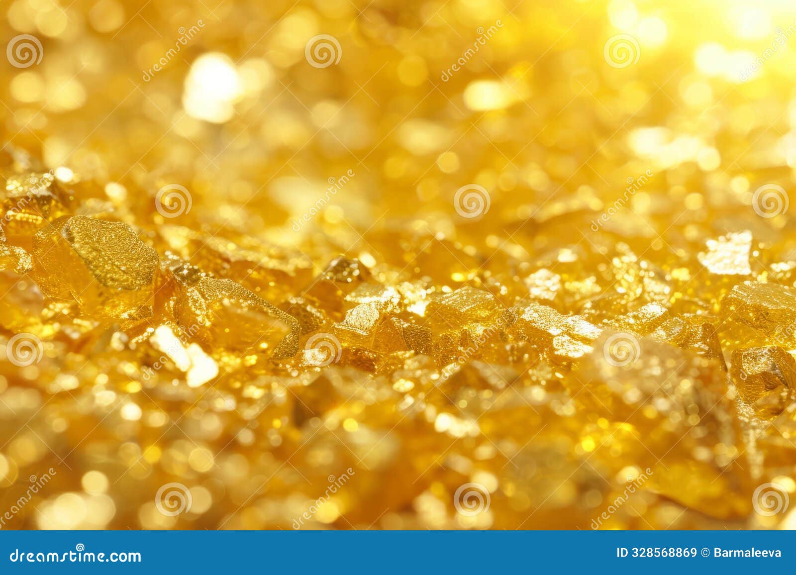 Shiny Gold Sparkling in Warm Light. Wealth and Luxury Concept Stock ...