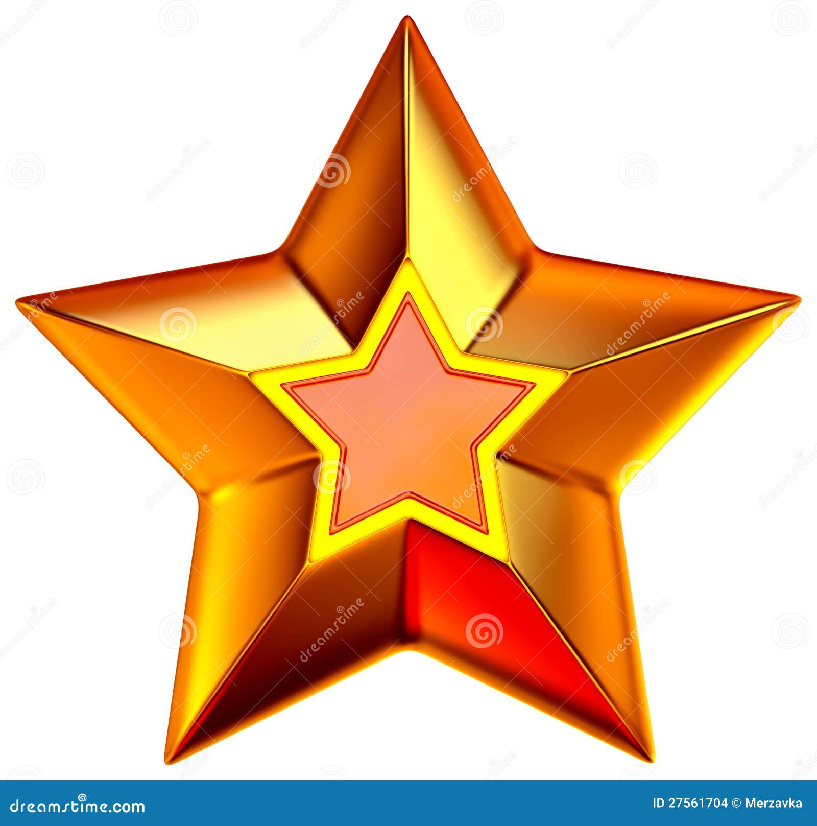Shiny gold star stock illustration. Illustration of frame - 27561704