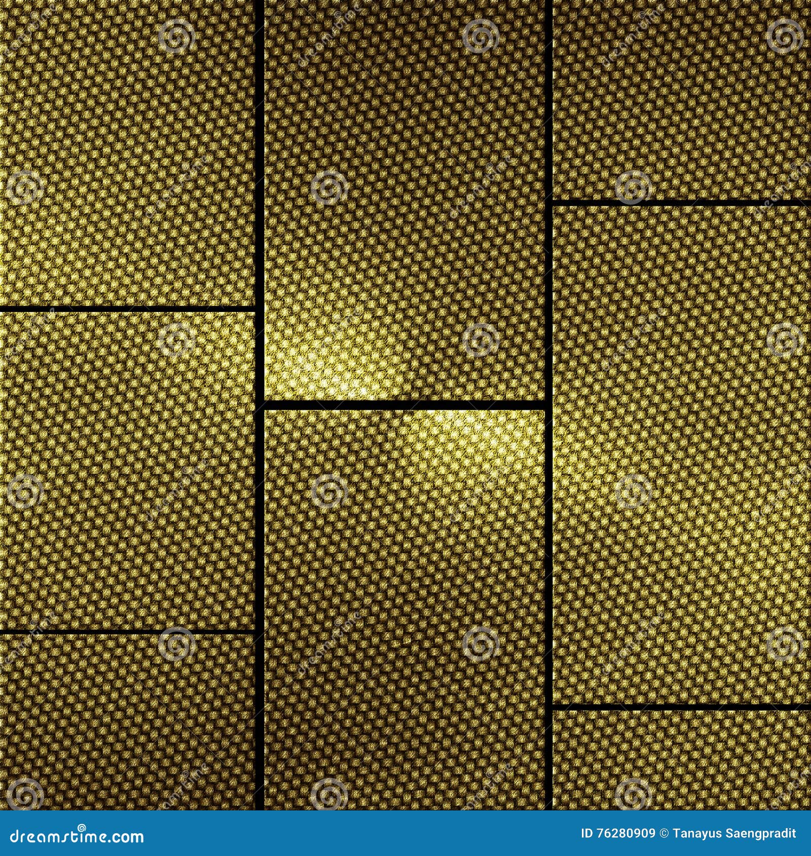 Shiny Gold Wall. Golden Background. Stock Illustration - Illustration ...