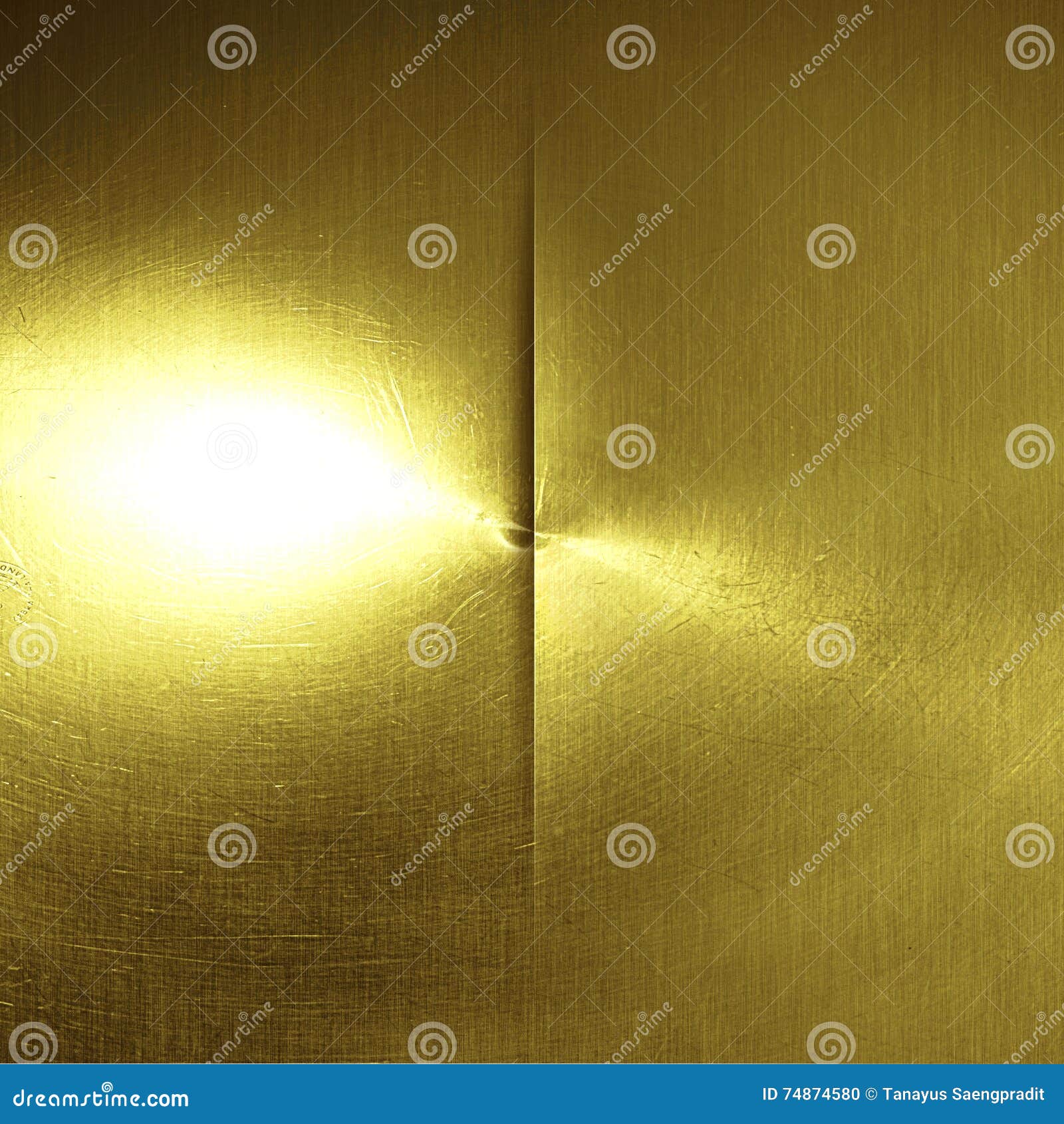Shiny Gold Wall. Golden Background. Stock Illustration - Illustration ...